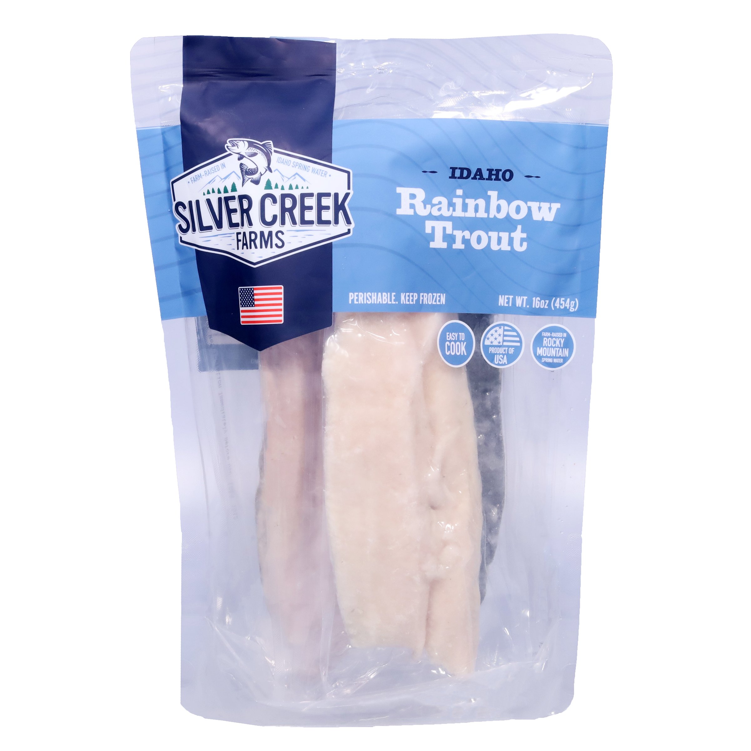 Silver Creek Farms Frozen Rainbow Trout Fillets - Shop Fish at H-E-B