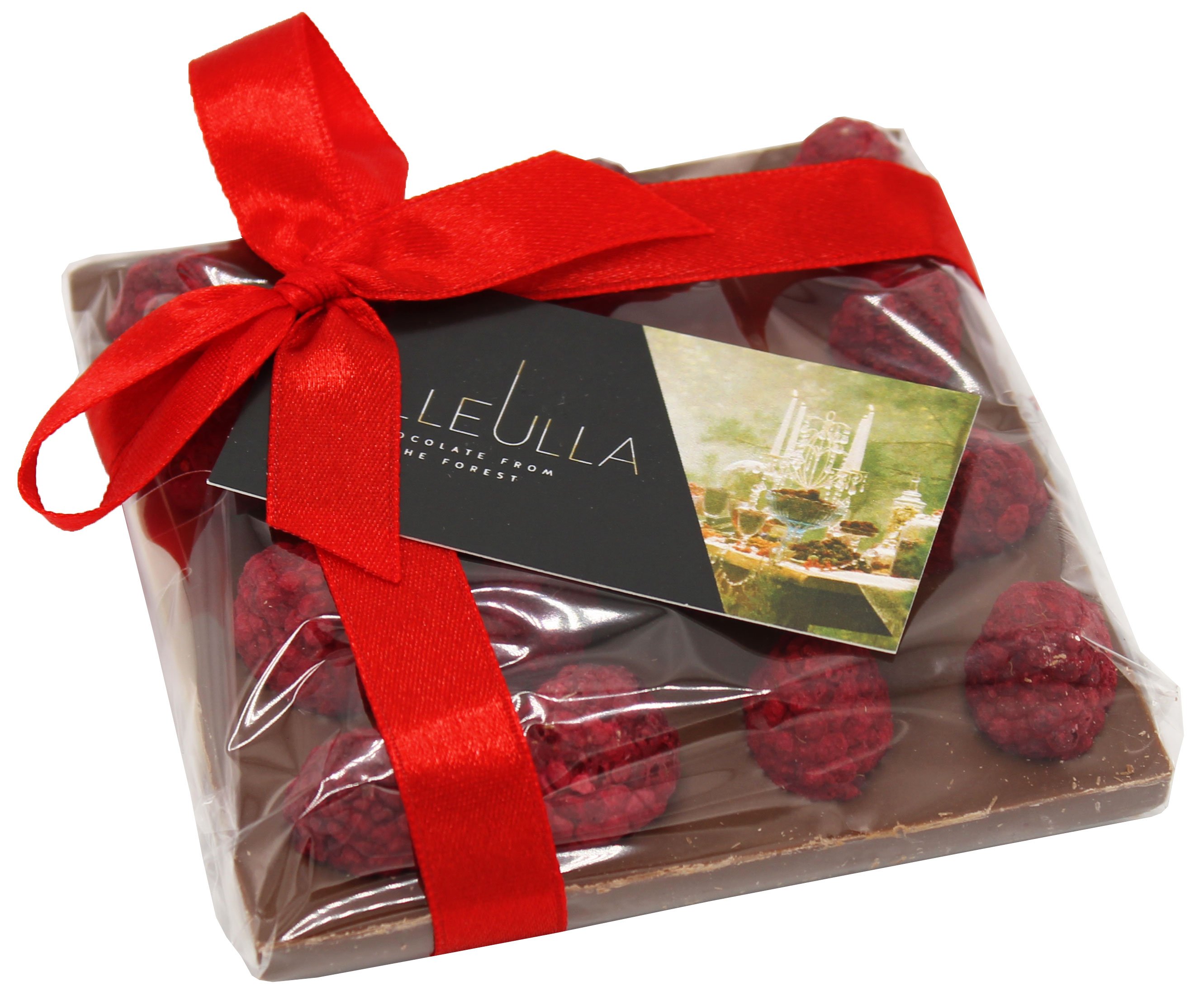 Nelleulla Raspberry Milk Chocolate Bar, 80 g | Central Market - Really ...