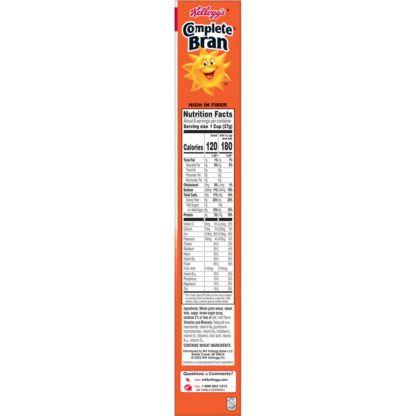 Kellogg's Complete Bran Cereal - Shop Cereal at H-E-B
