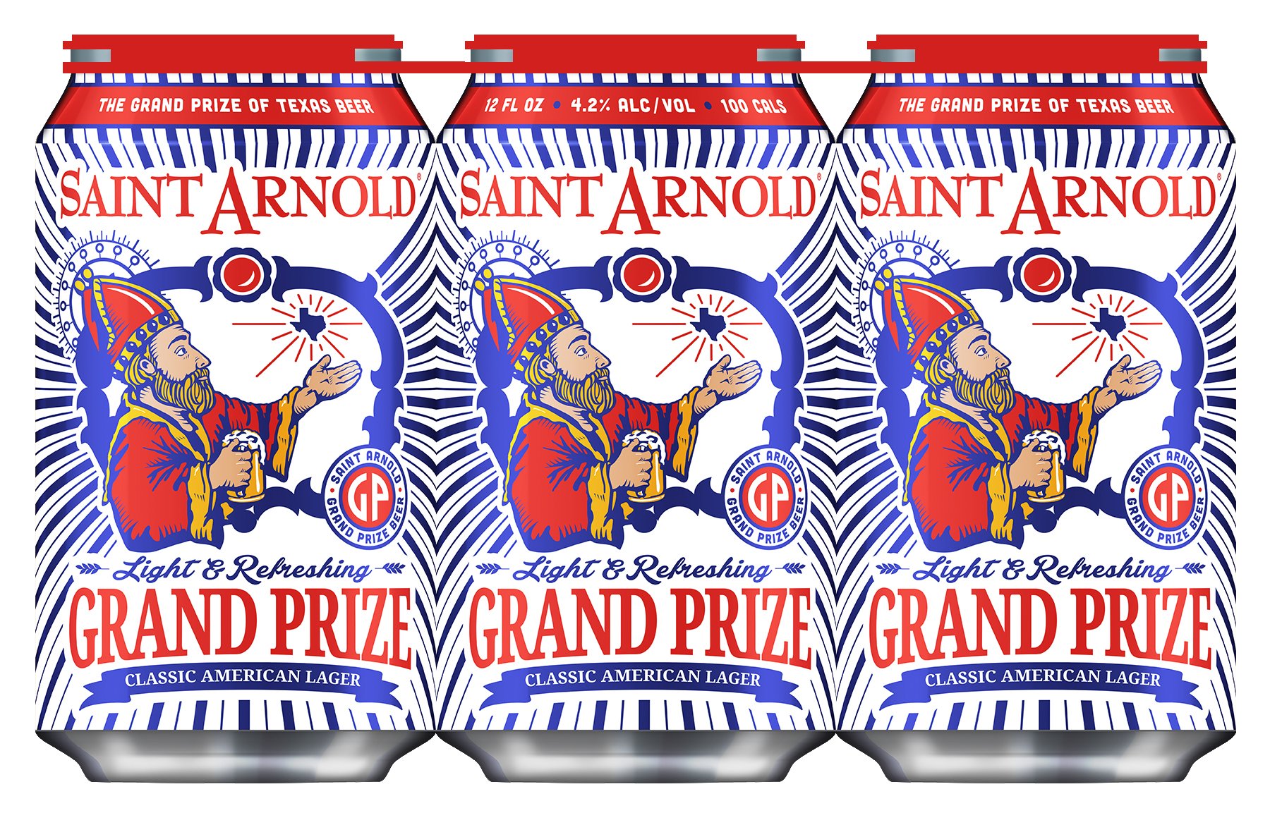 Saint Arnold Grand Prize Classic American Lager 12 oz Cans - Shop Beer ...