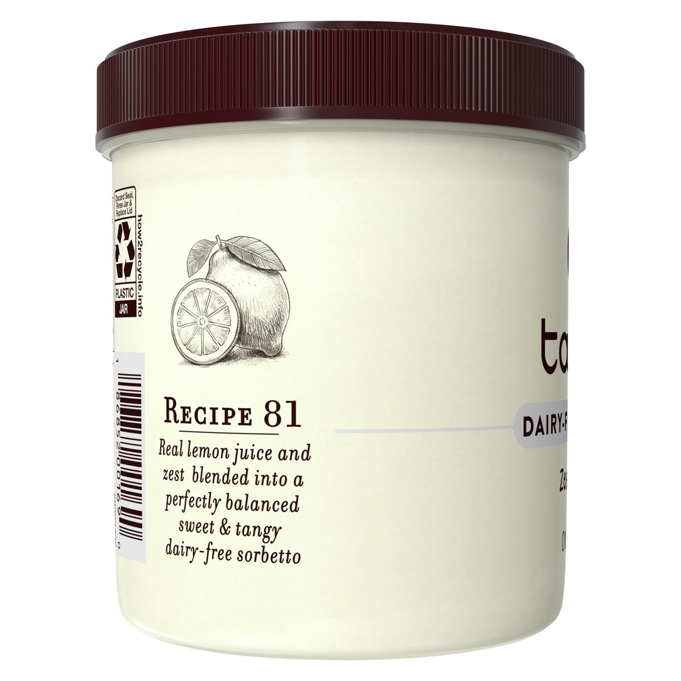 Talenti Zesty Lemon Dairy Free Sorbetto - Shop Sorbet at H-E-B