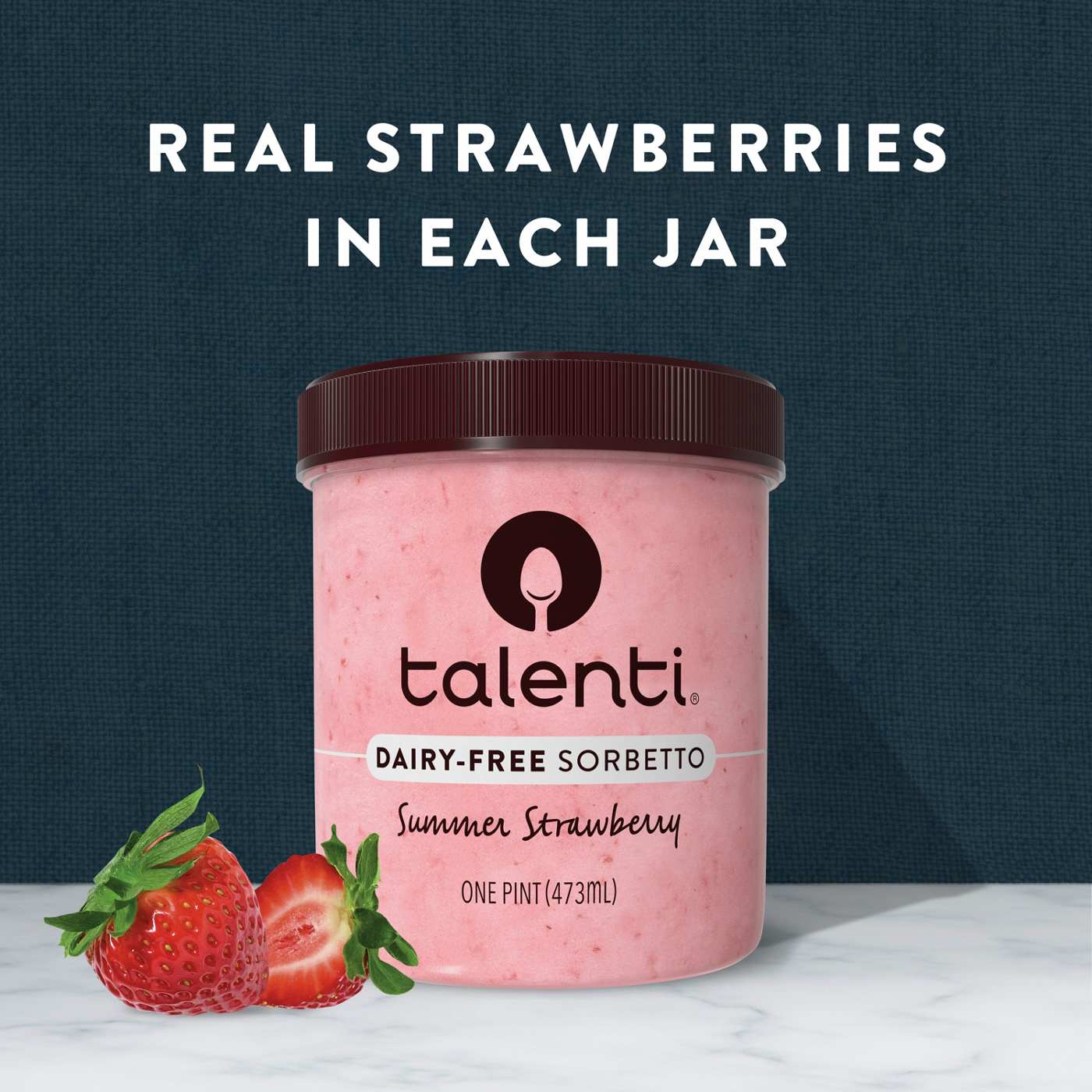 Talenti Summer Strawberry Dairy-Free Sorbetto - Shop Sorbet at H-E-B