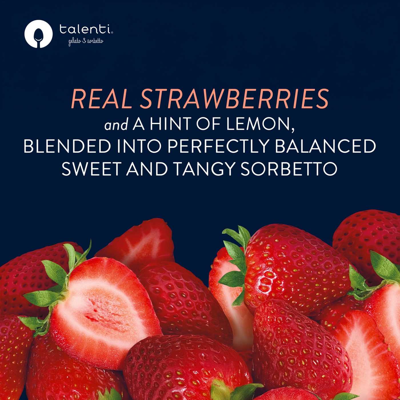 Talenti Dairy Free Summer Strawberry Sorbetto - Shop Sorbet at H-E-B