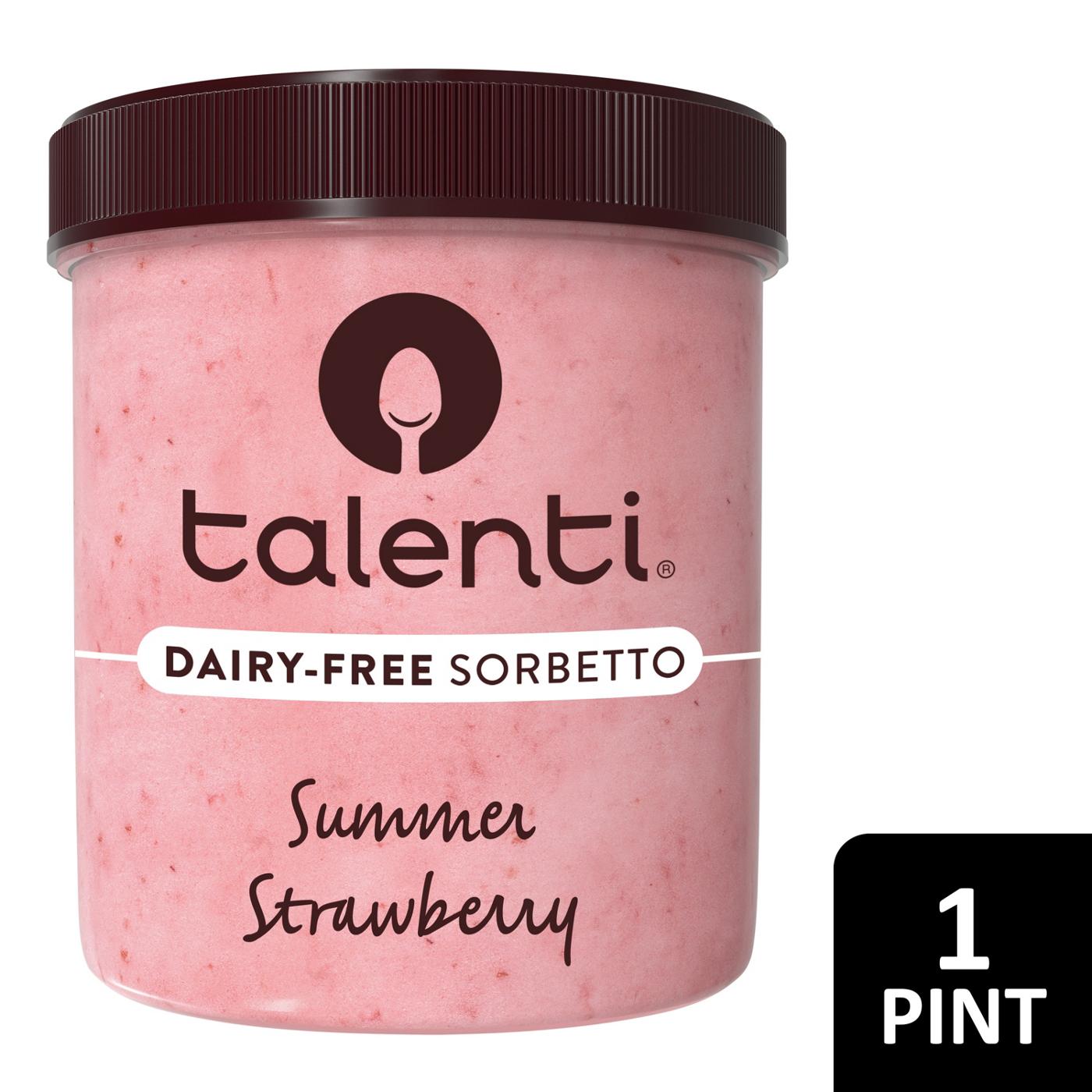 Talenti Summer Strawberry Dairy Free Sorbetto - Shop Sorbet at H-E-B