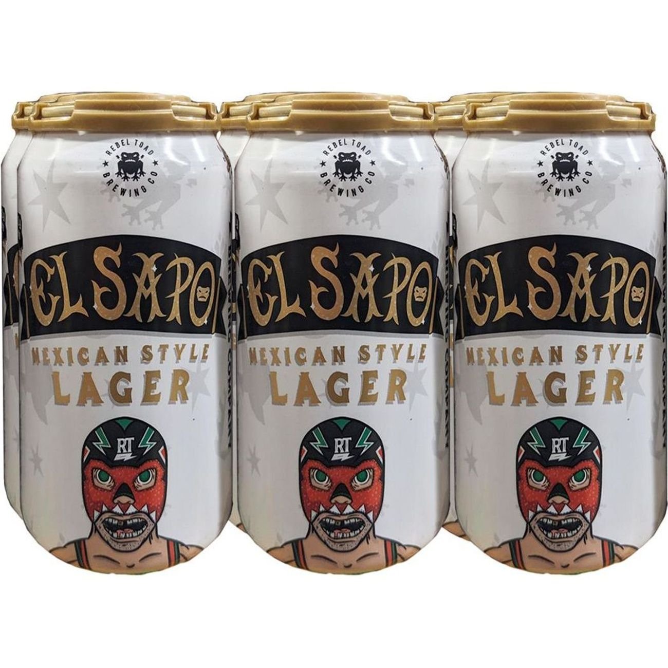 Rebel Toad El Sapo Mexican Style Lager Craft Beer 6 pk Cans - Shop Beer ...