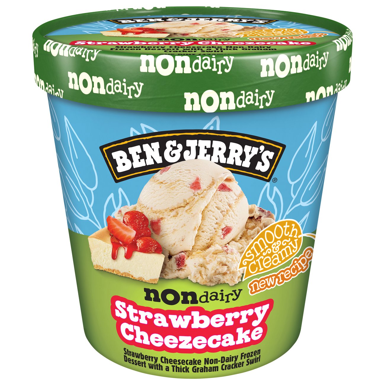 Ben & Jerry's Non-Dairy Strawberry Cheesecake Frozen Dessert - Shop Ice ... Ben & Jerry's Non-Dairy Strawberry Cheesecake Frozen Dessert - Shop Ice ...