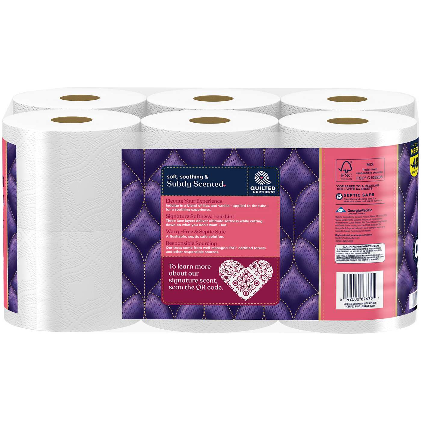 Quilted Northern Ultra Plush Scented Toilet Paper - Shop Toilet paper ...