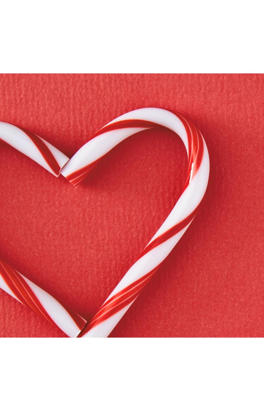 Hallmark Signature Candy Cane Heart Christmas Card - S25, S13 - Shop ...