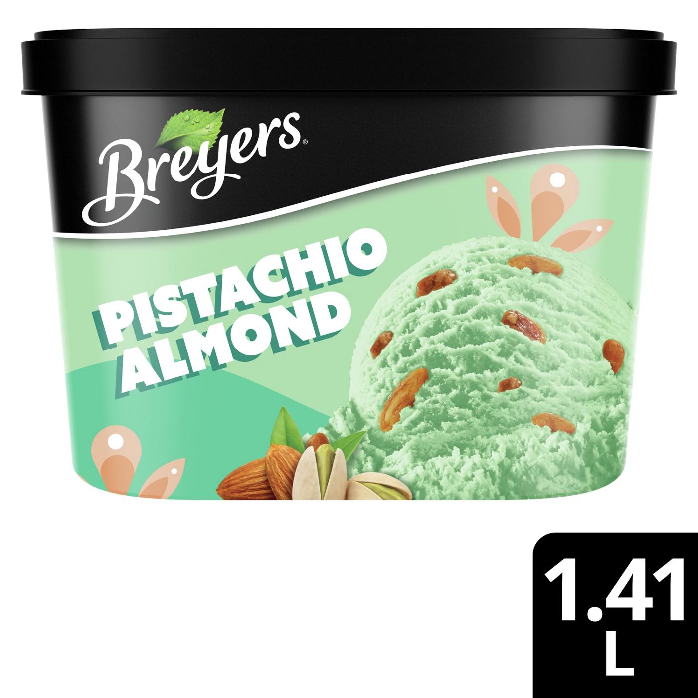 Breyers Pistachio Almond Frozen Dairy Dessert - Shop Ice cream at H-E-B