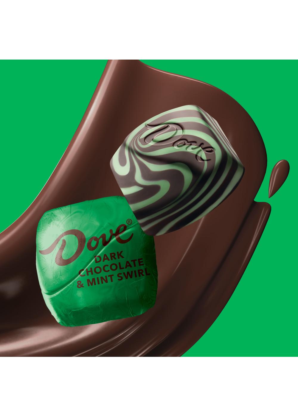 Dove Promises Dark Chocolate & Mint Swirl Candy - Shop Candy at H-E-B