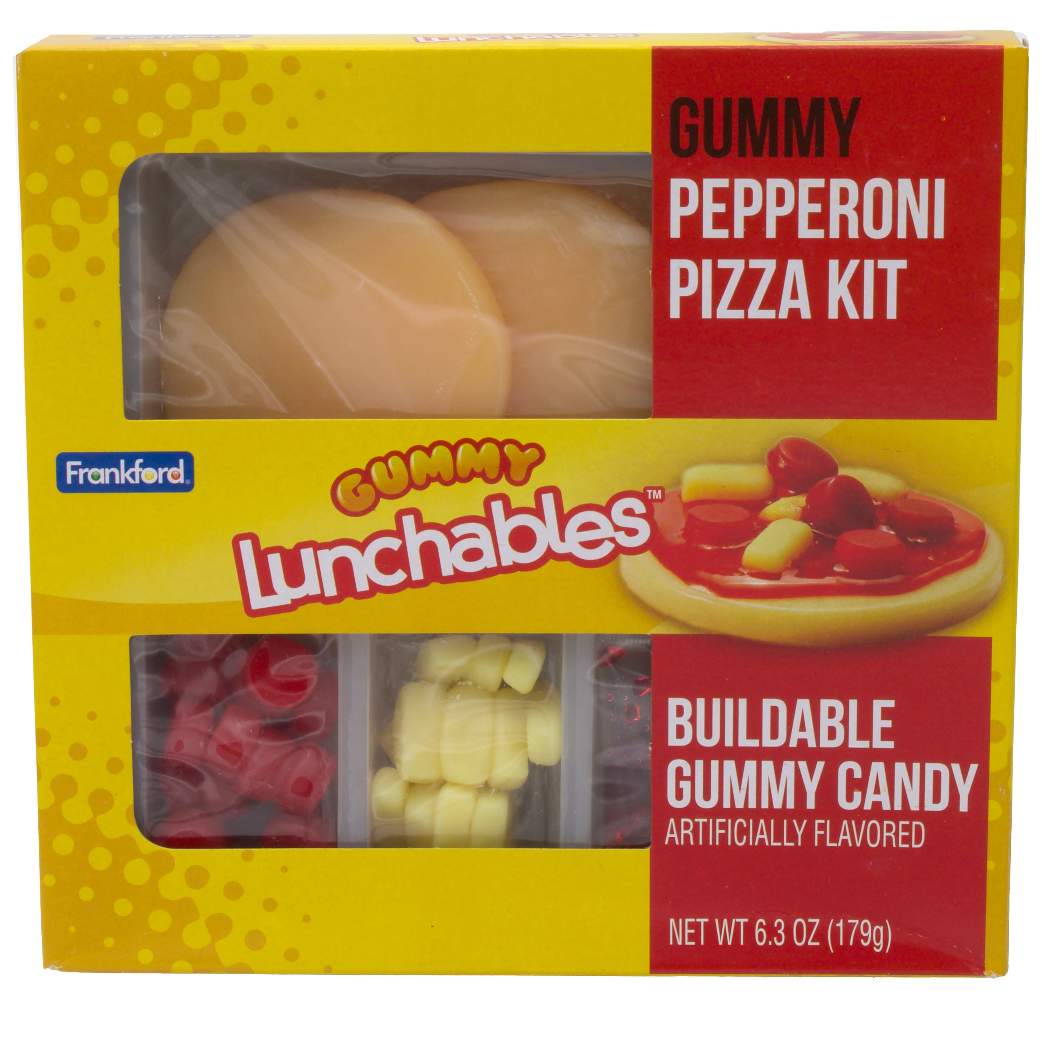 Lunchables Gummy Candy Pepperoni Pizza Kit - Shop Candy at H-E-B