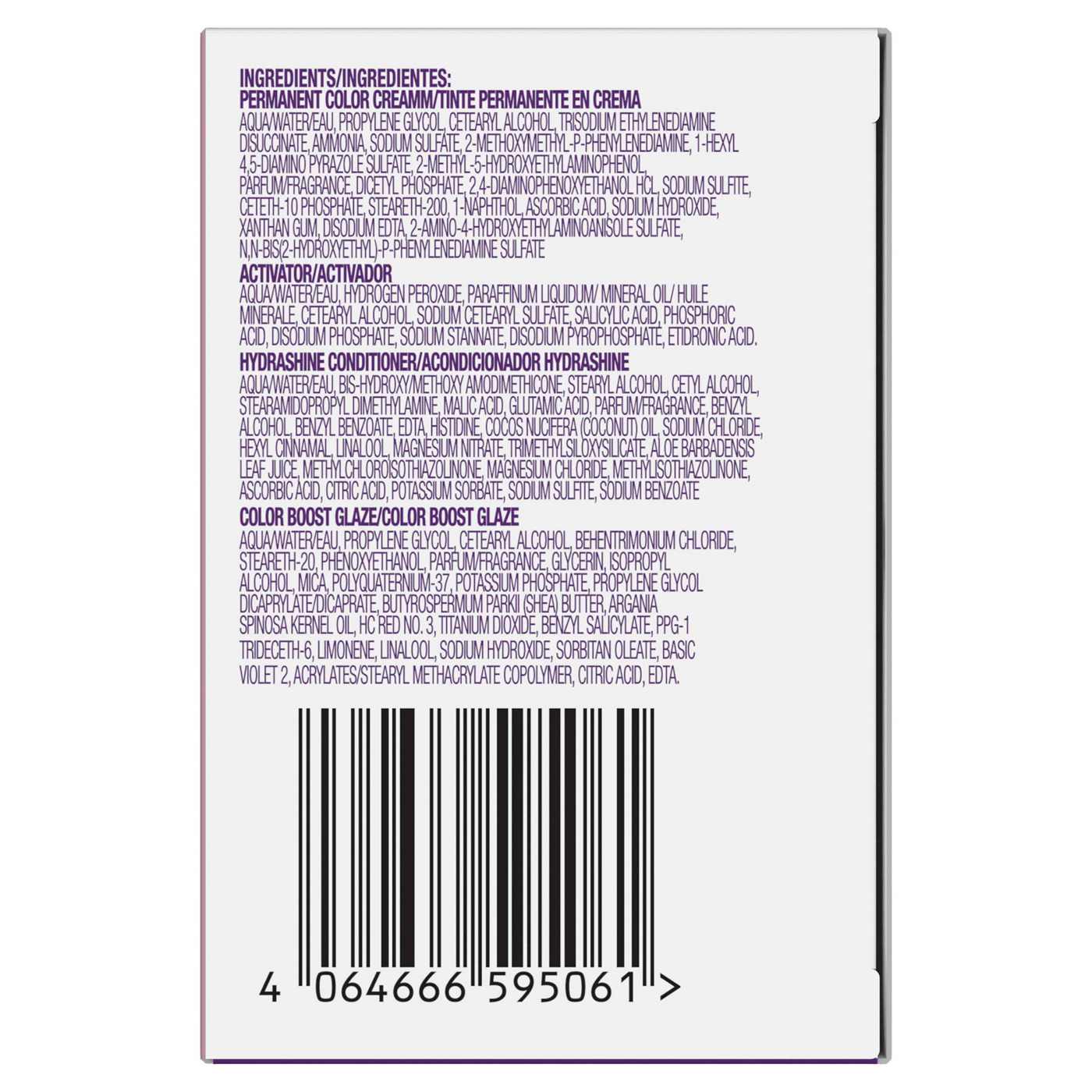 Clairol Bold & Bright Permanent Hair Color - V3 Intense Passion Plum ...