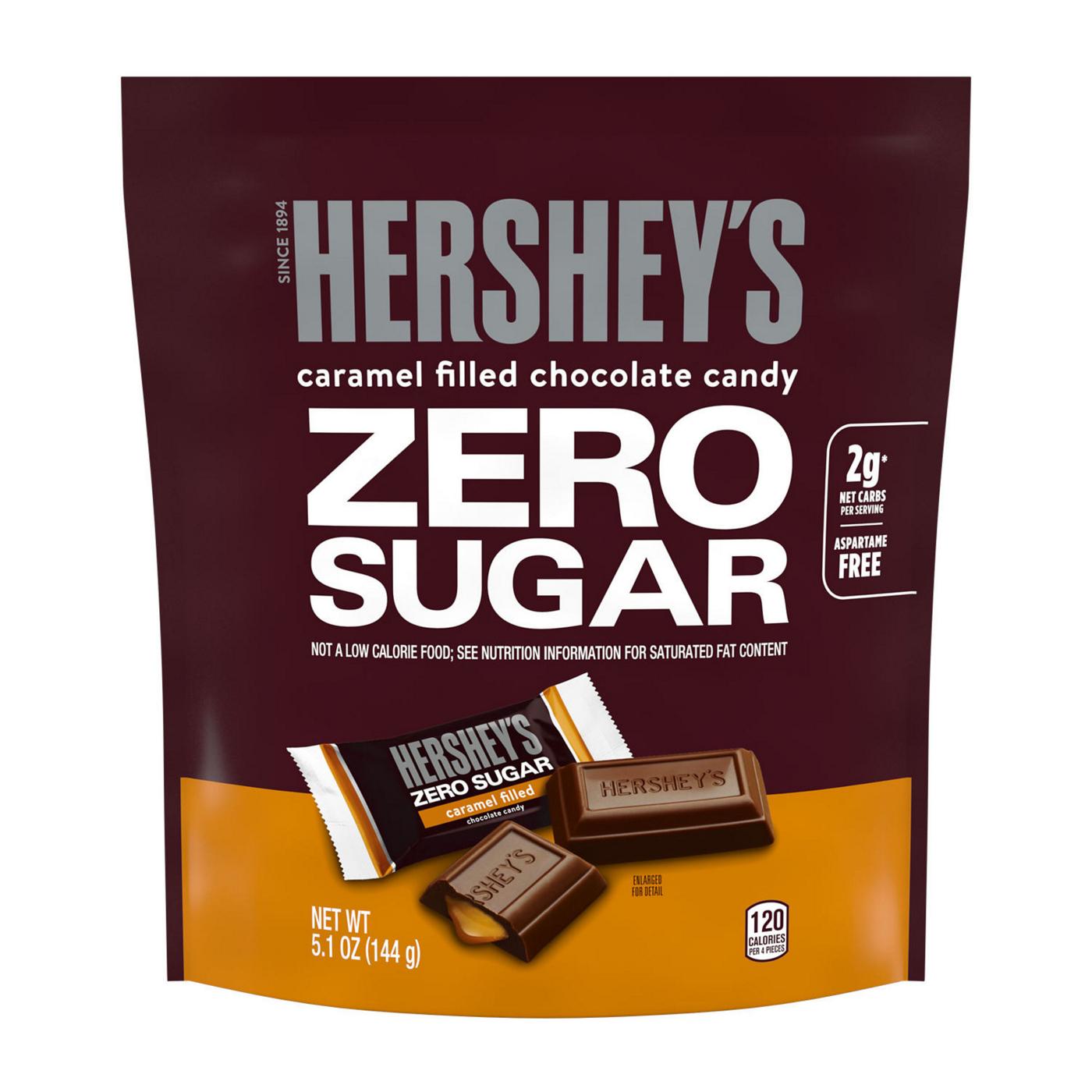 Hershey's Zero Sugar Caramel Filled Chocolate Candy - Shop Candy at H-E-B