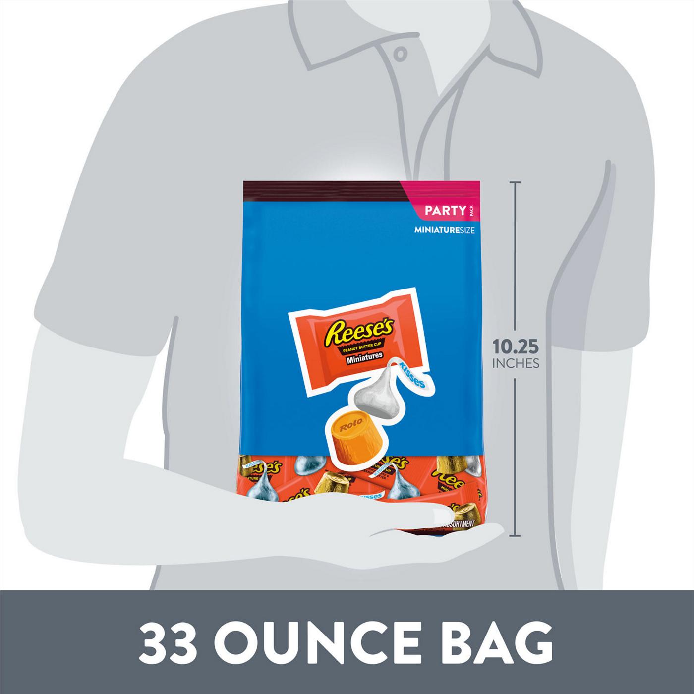 Hershey's, Reese's, & Rolo Assorted Miniature Size Chocolate Candy ...