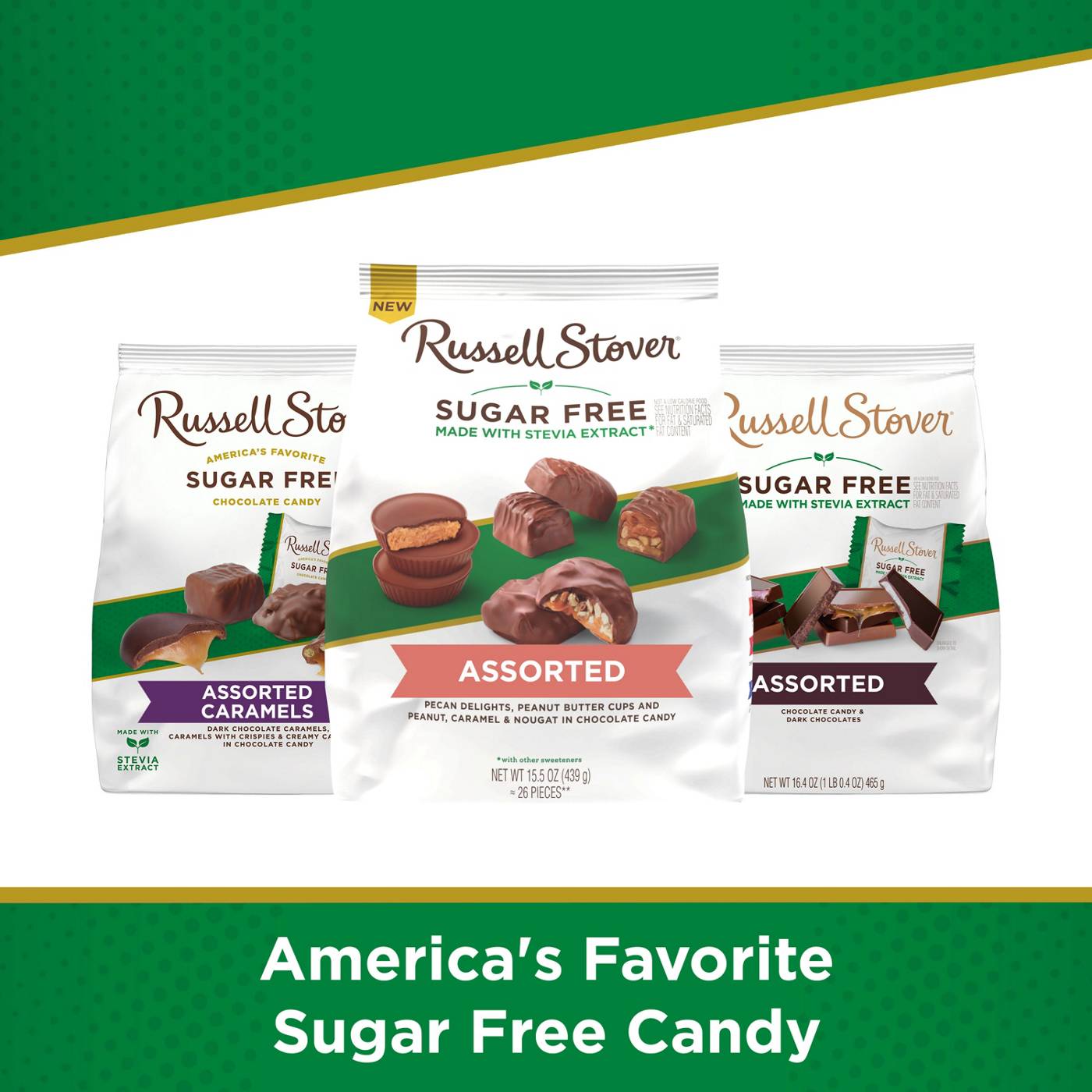 Russell Stover Sugar Free Assorted Chocolate Candy with Nuts, 26 Pc ...