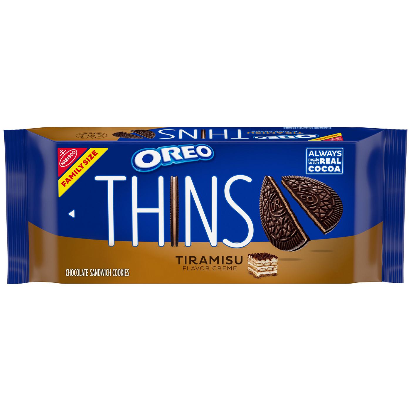 OREO Tiramisu Creme Chocolate Sandwich Cookies - Shop Cookies at H-E-B