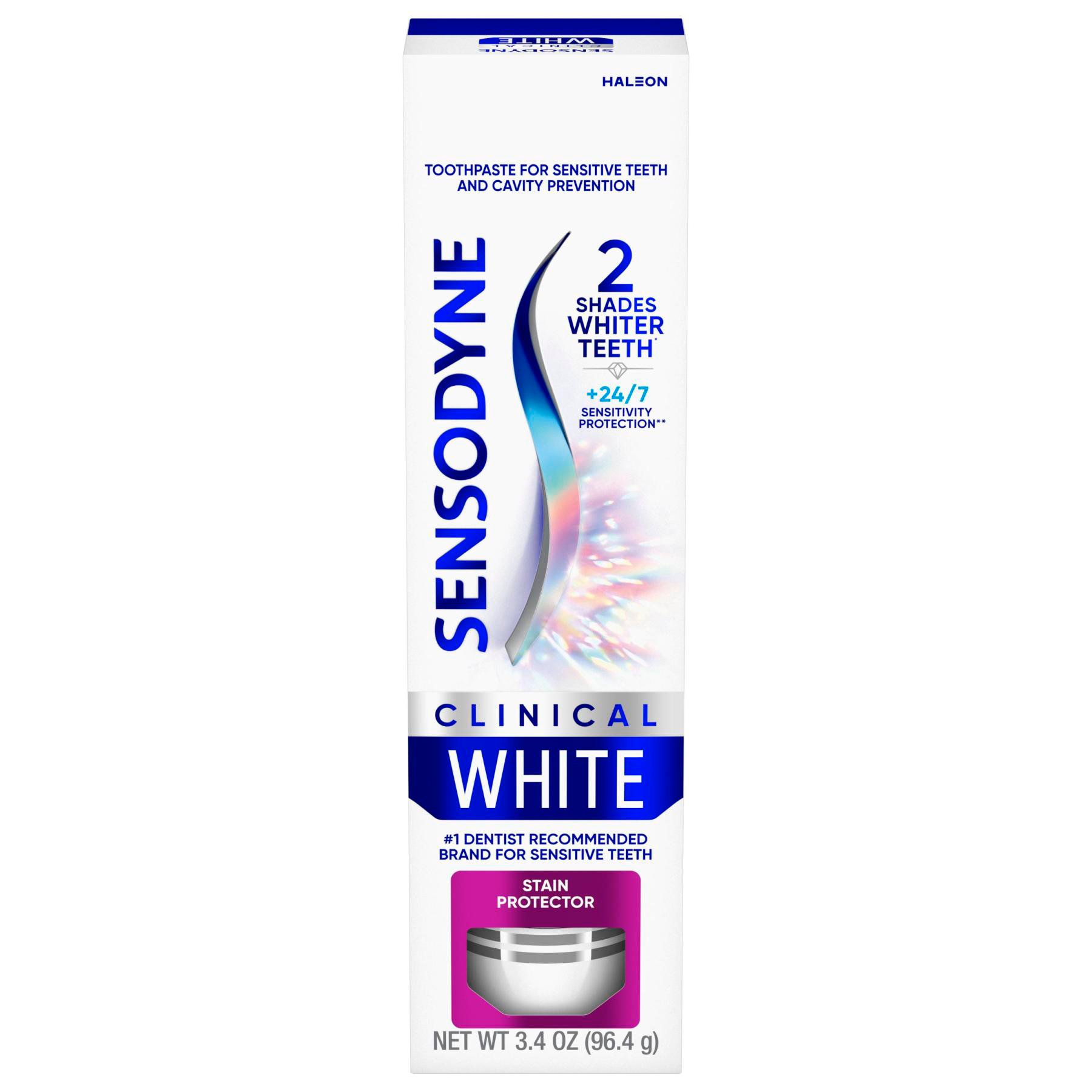 Sensodyne Clinical White Toothpaste Clinically Proven Whitening for ...