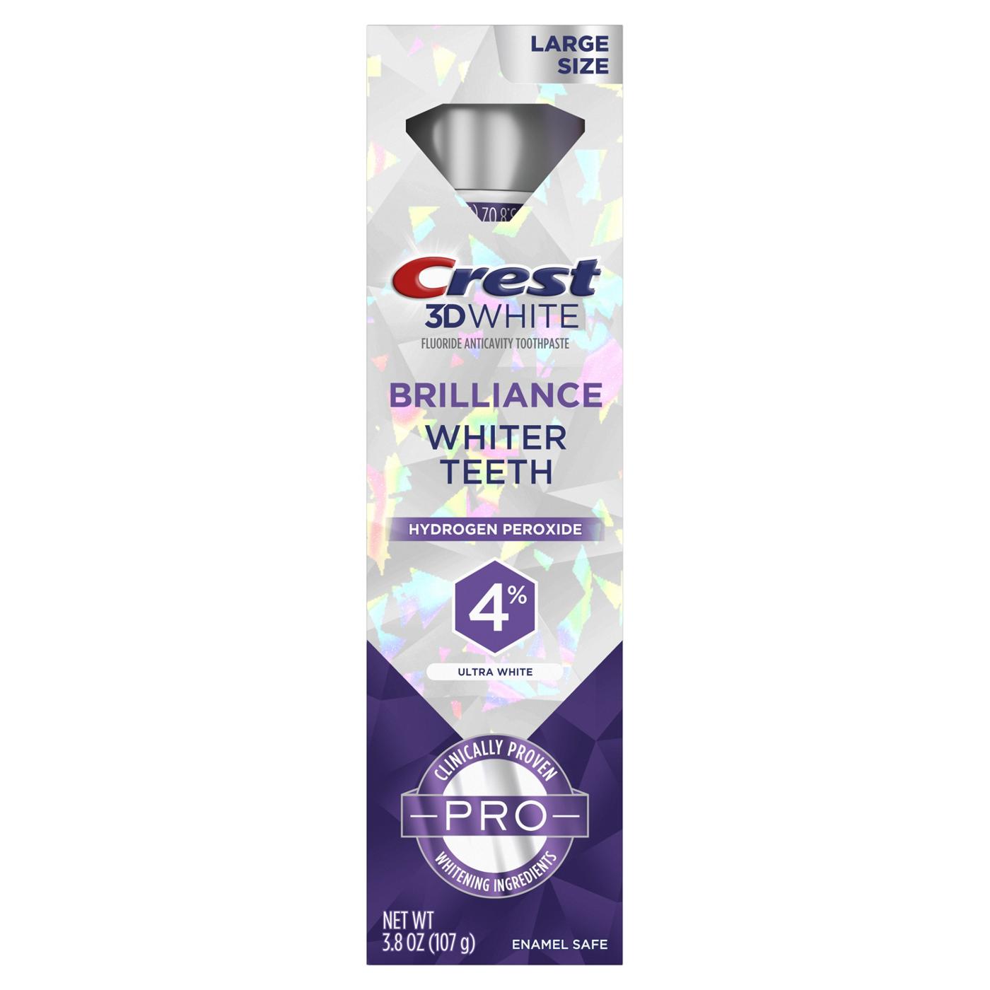 Crest 3D White Brilliance Toothpaste - Ultra White - Shop Toothpaste at ...