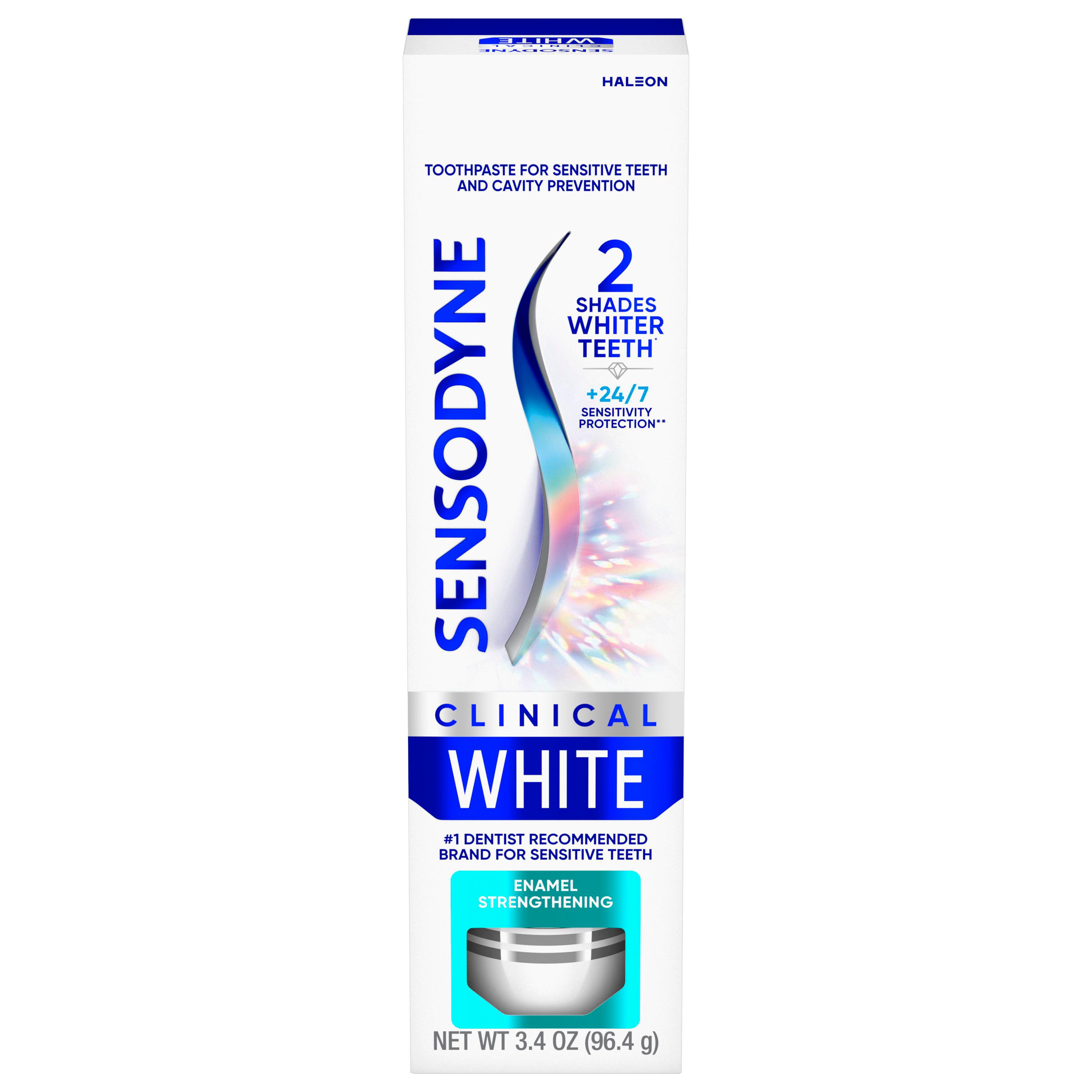 Sensodyne Clinical White Toothpaste, Enamel Strengthening - Shop ...