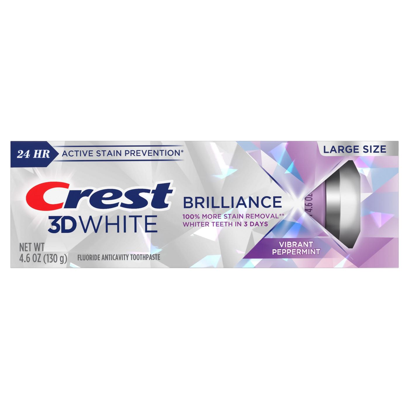Crest 3D White Brilliance - Vibrant Peppermint - Shop Toothpaste at H-E-B