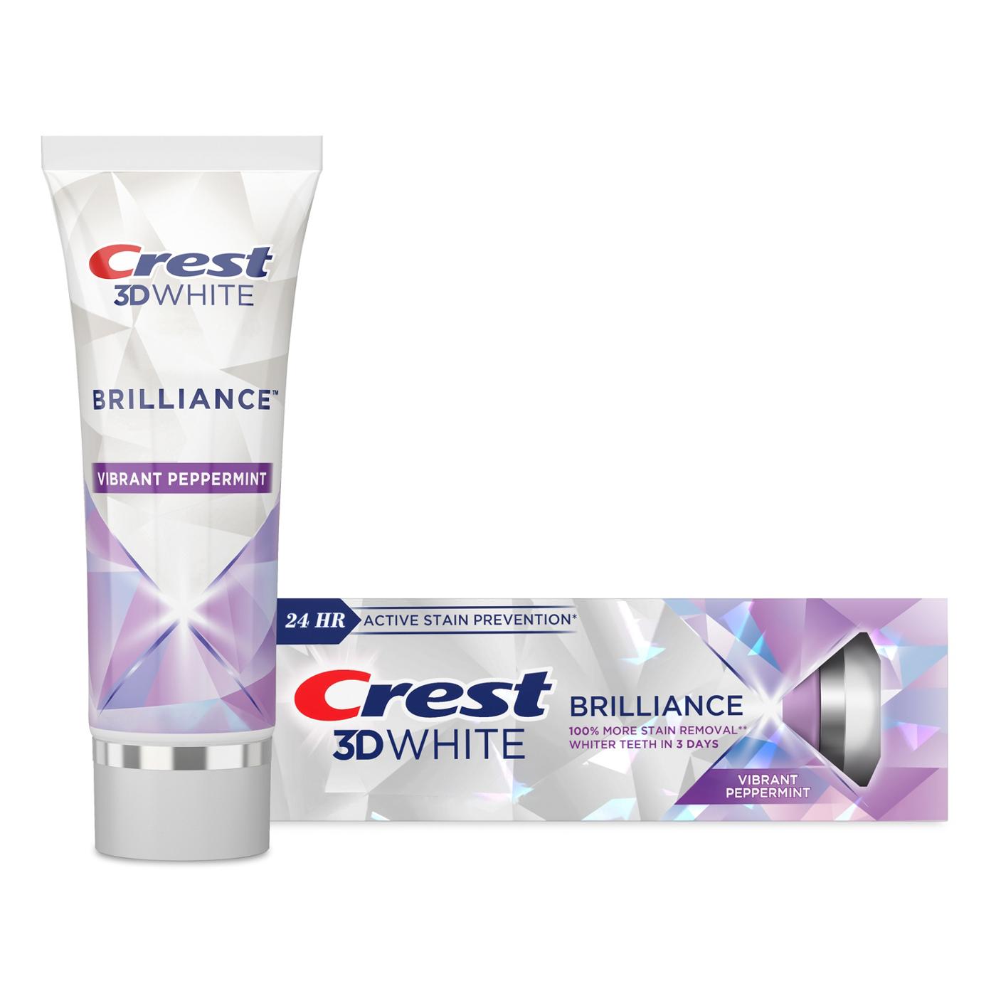Crest 3D White Brilliance - Vibrant Peppermint - Shop Toothpaste at H-E-B