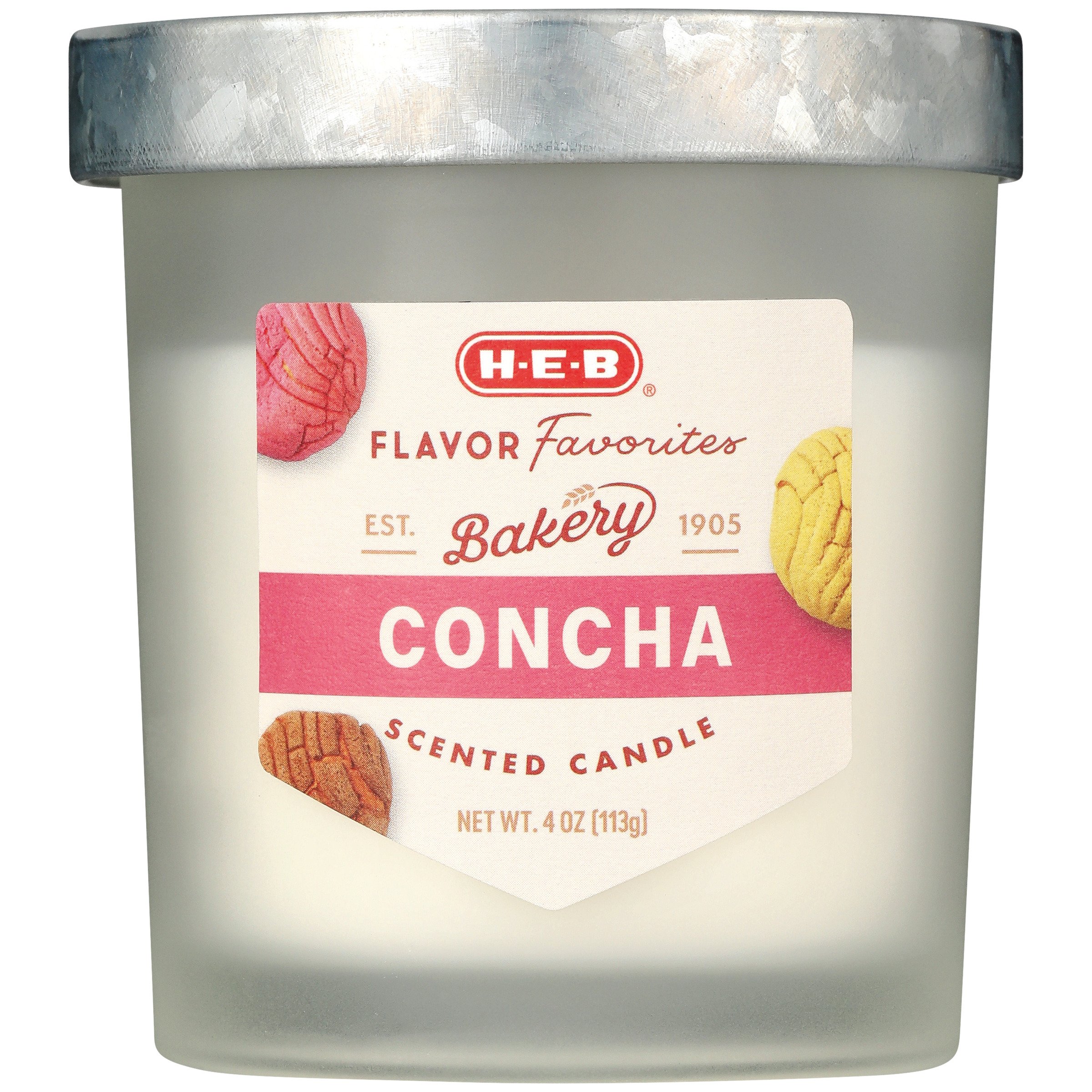 H-E-B Flavor Favorites Bakery Concha Scented Candle - Shop Candles at H-E-B