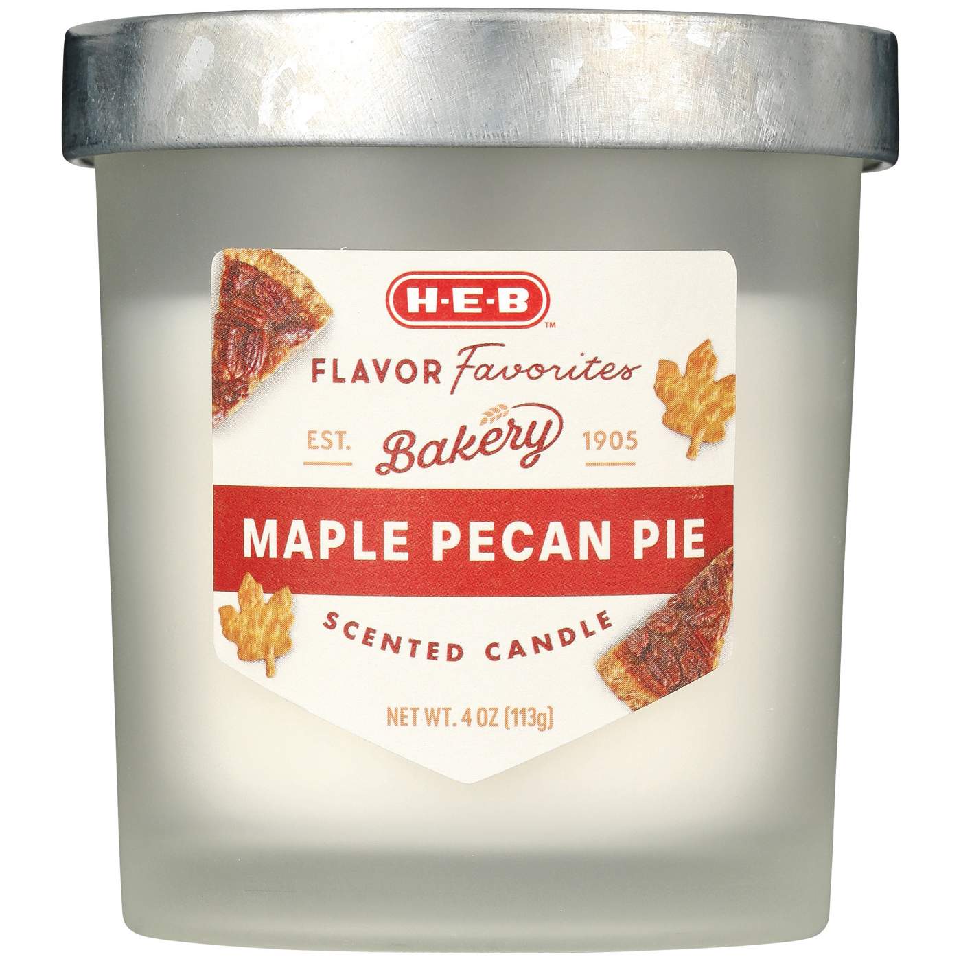 H-E-B Flavor Favorites Maple Pecan Pie Scented Candle - Shop Candles at ...