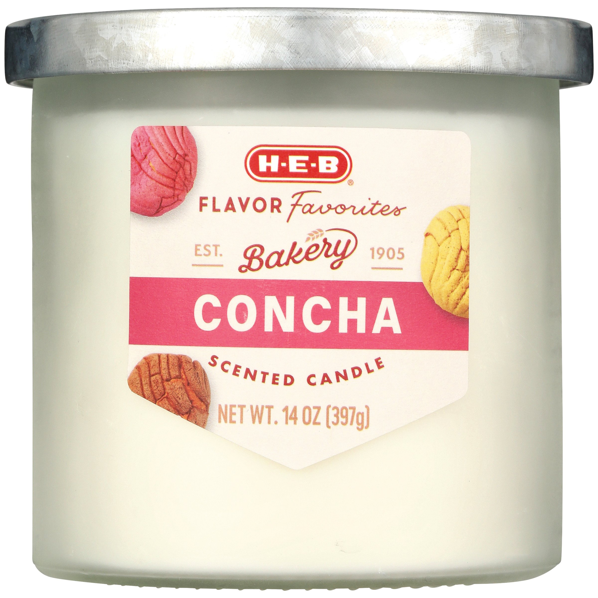 H-E-B Flavor Favorites Bakery Concha Scented Candle - Shop Candles at H-E-B