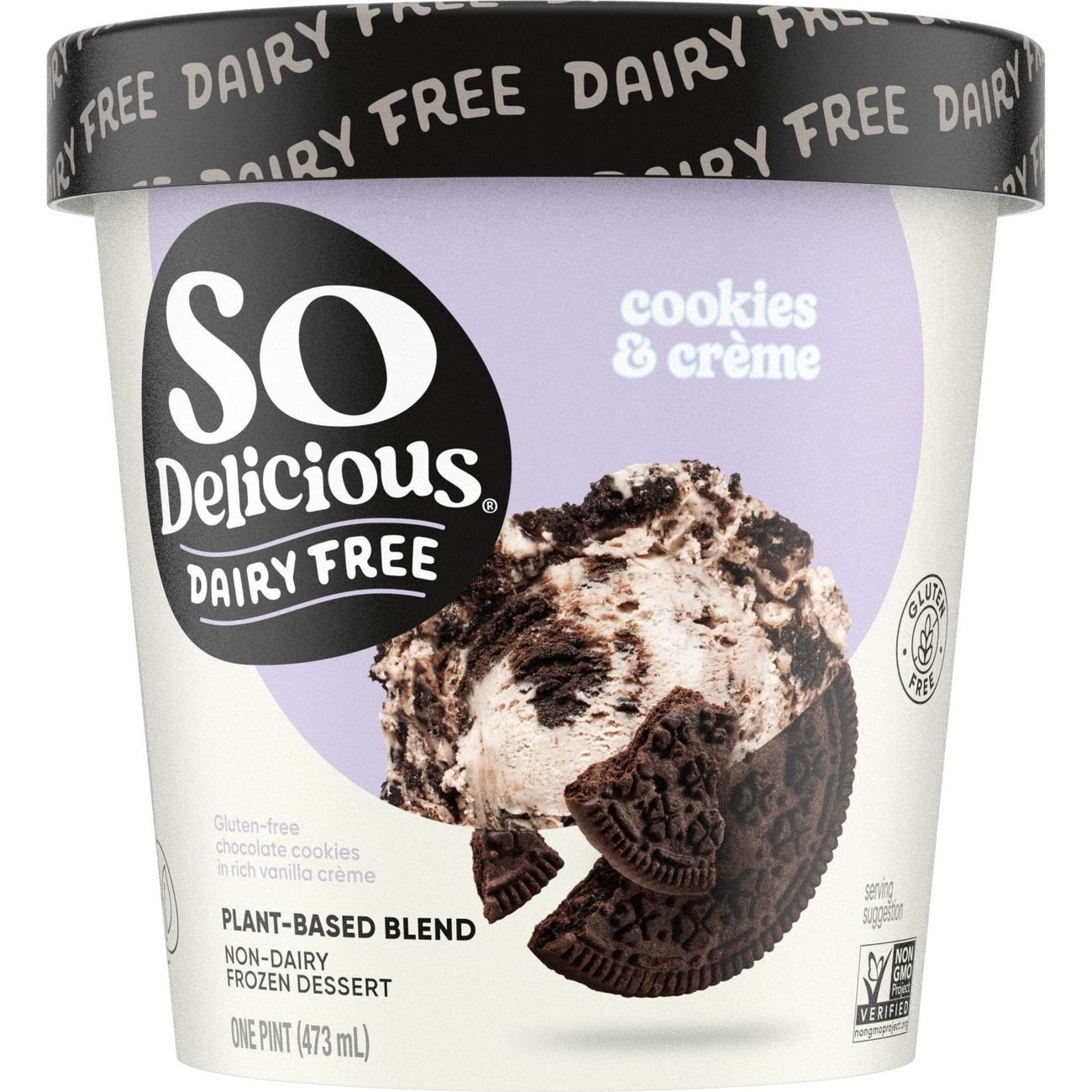 So Delicious Wondermilk Cookies & Creme Frozen Vegan Dessert - Shop Ice ...
