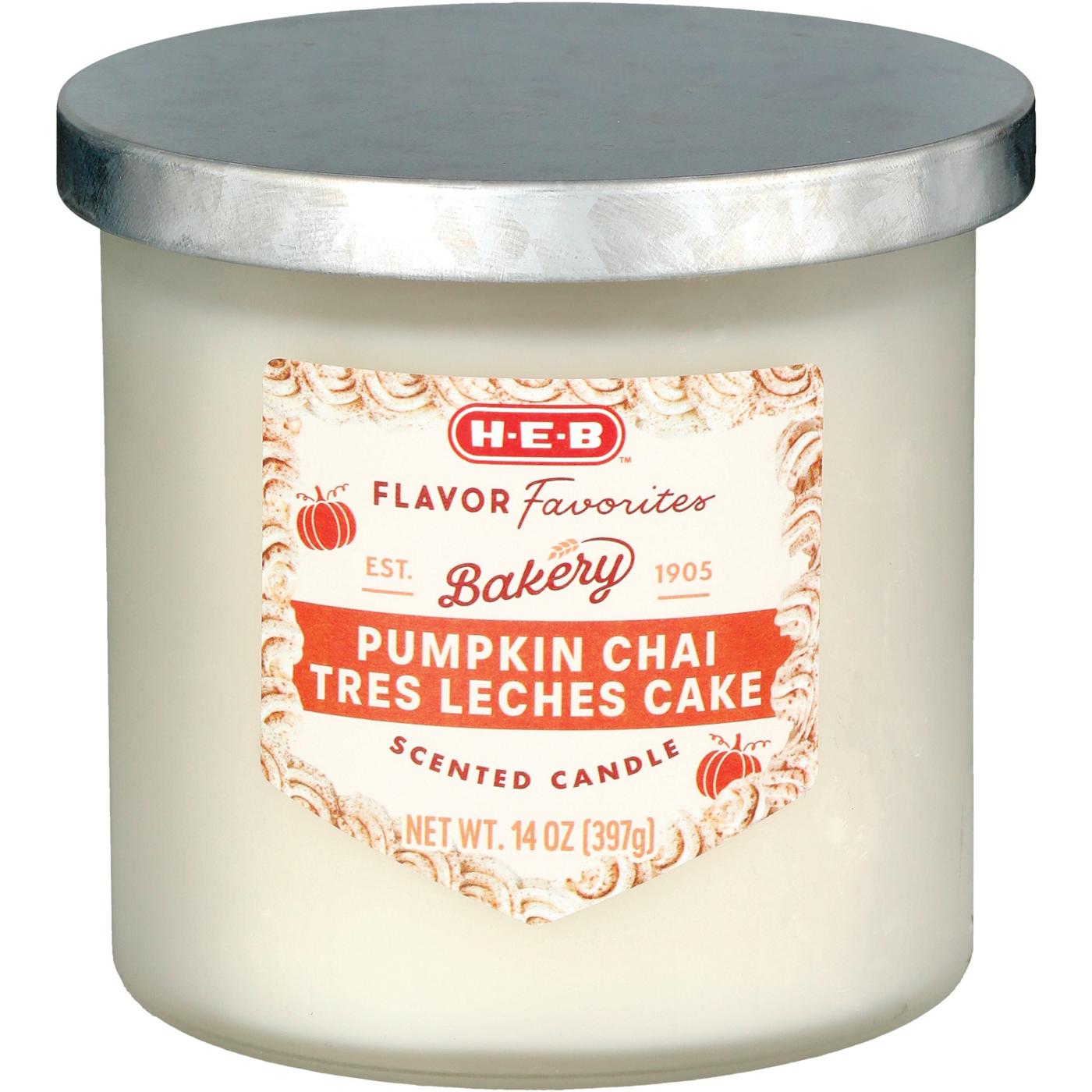 H-E-B Flavor Favorites Bakery Pumpkin Chai Tres Leches Cake Scented ...