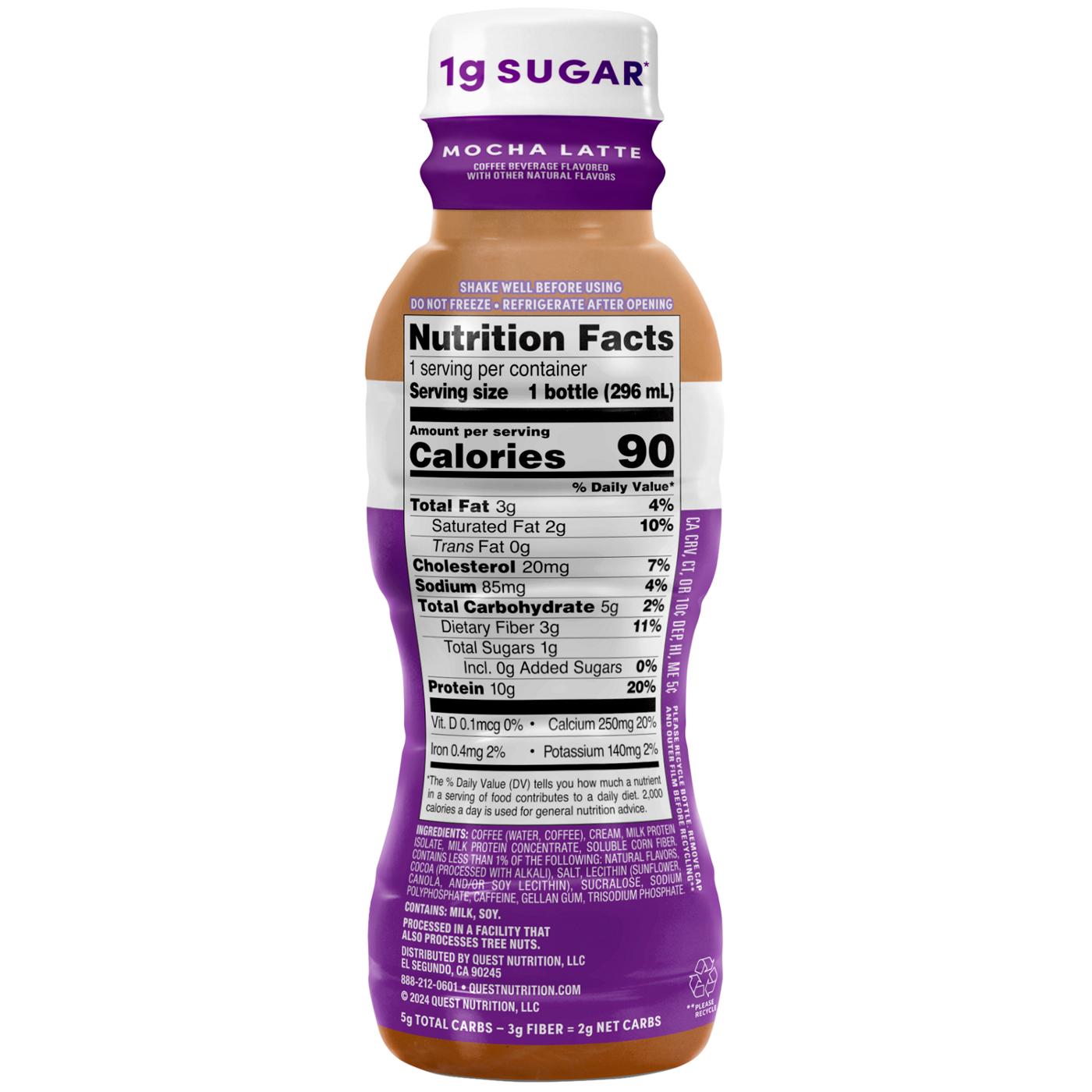 Quest Iced Coffee 10g - Mocha Latte - Shop Diet & fitness at H-E-B