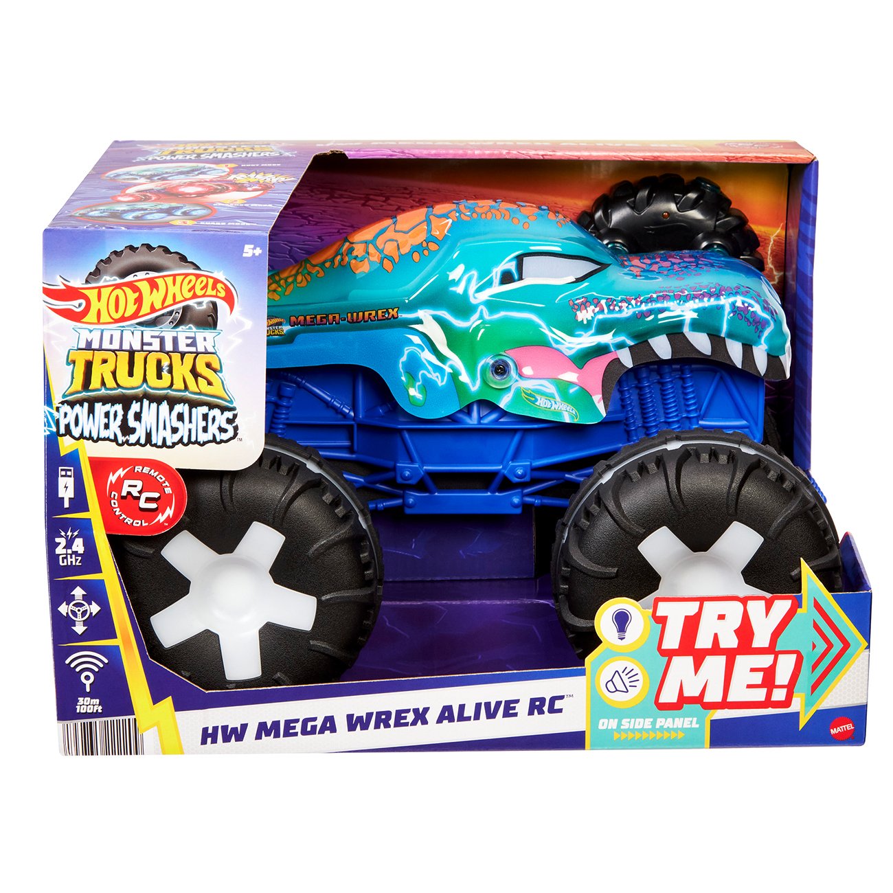 Hot Wheels Monster Trucks Mega Wrex Alive RC Car - Shop Remote control ...