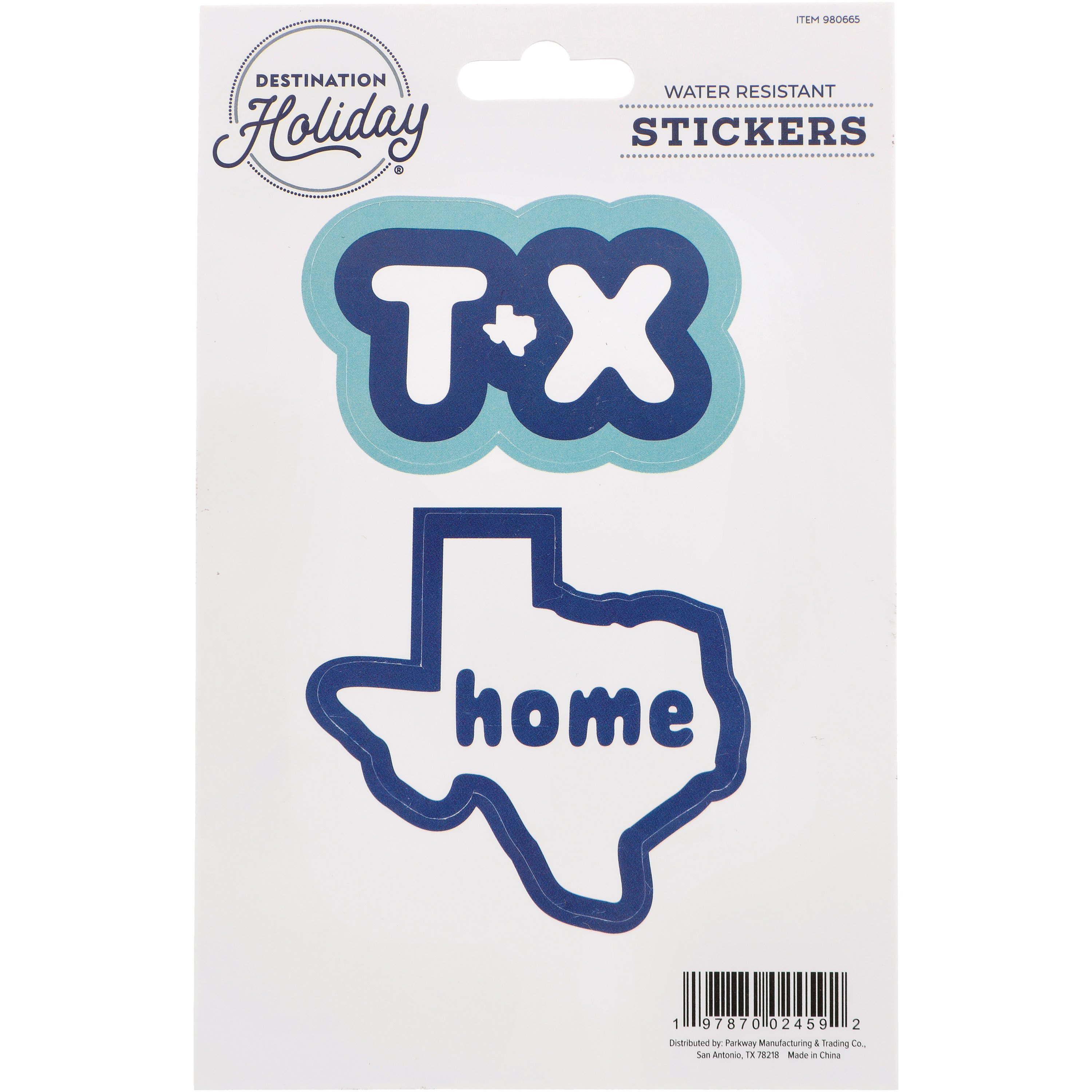 Destination Holiday Waterproof Stickers - Texas Pack - Shop Travel & to ...