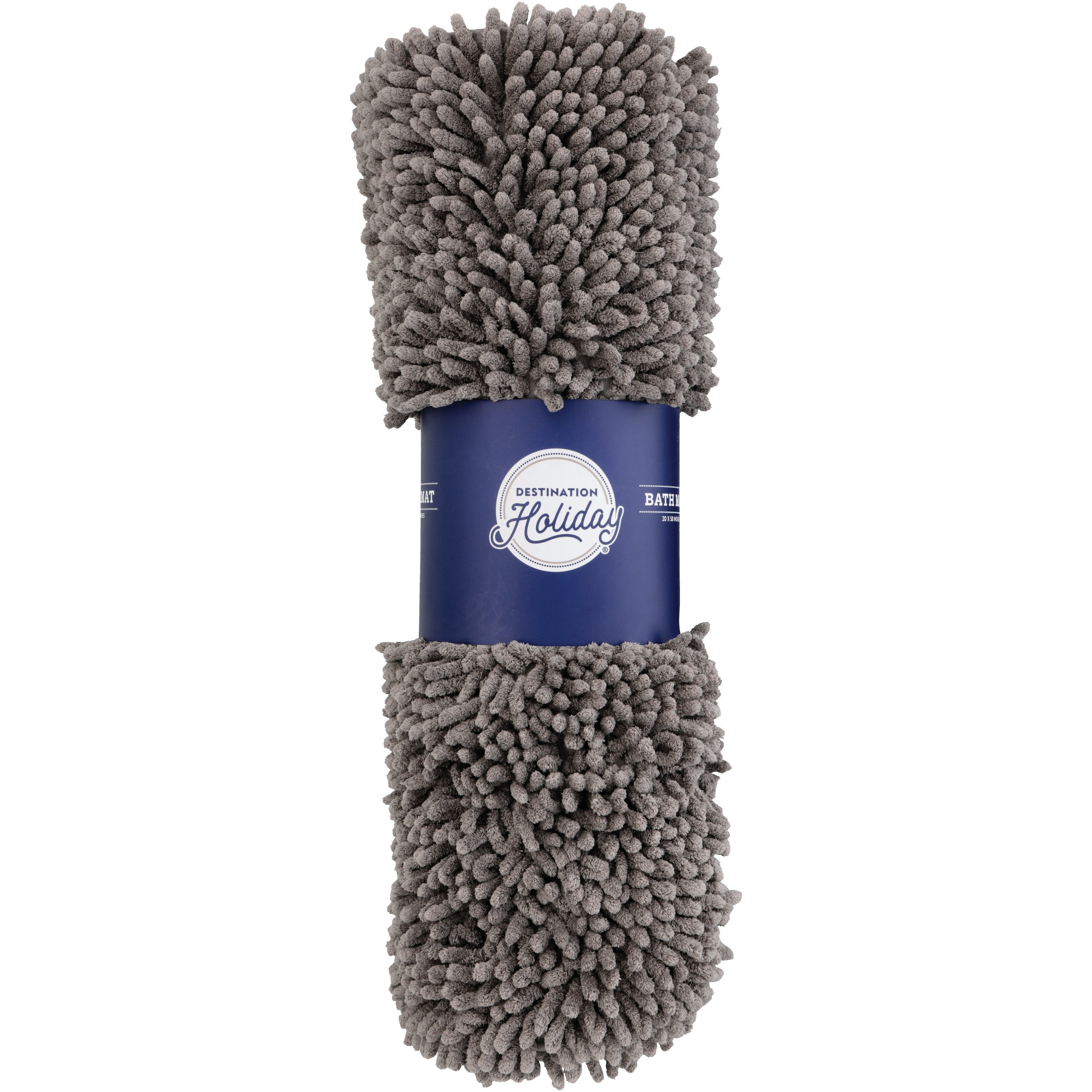 Destination Holiday Bath Runner - Grey - Shop Rugs & mats at H-E-B