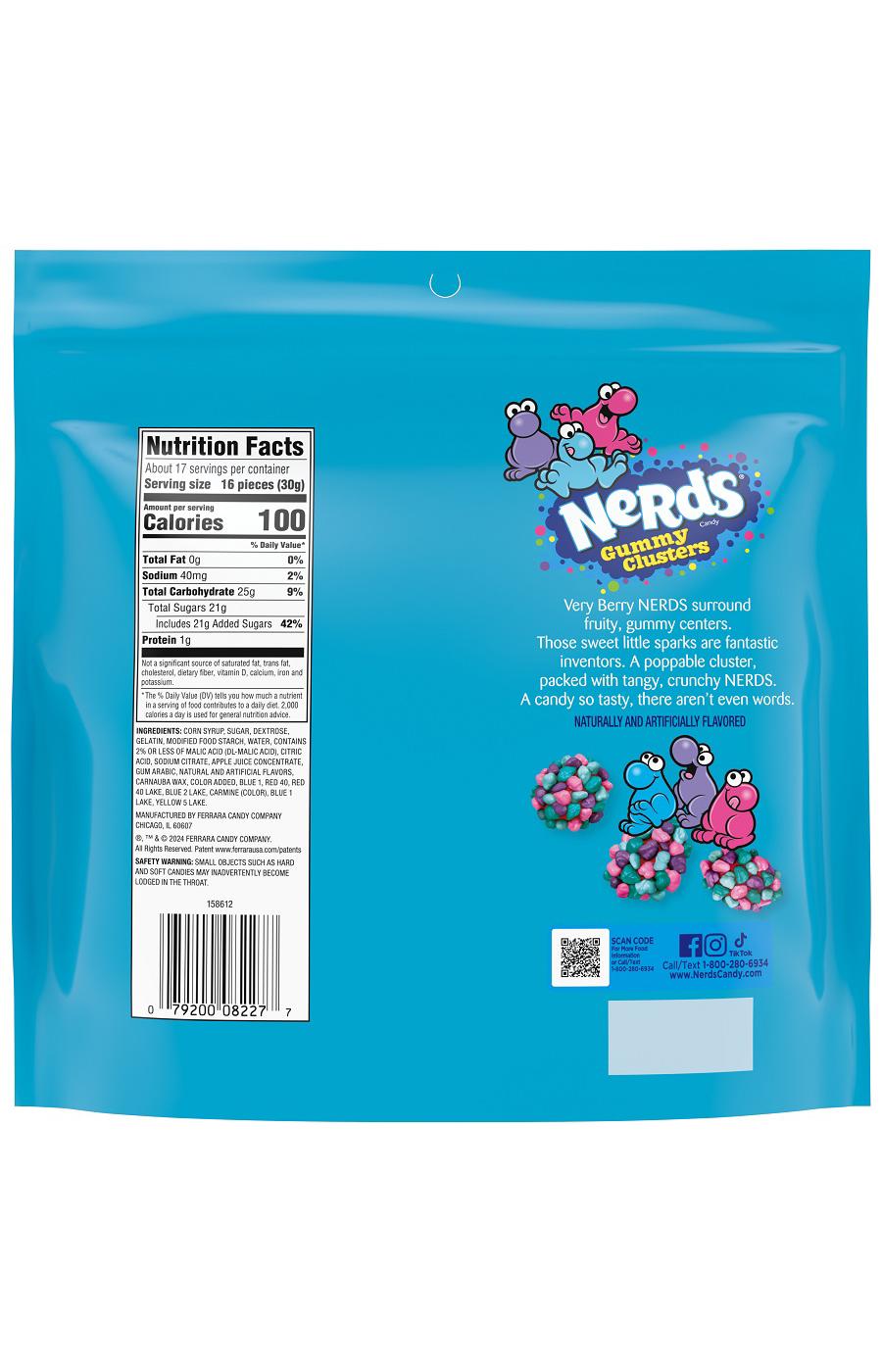 Nerds Very Berry Gummy Clusters Candy - Family Size - Shop Candy at H-E-B