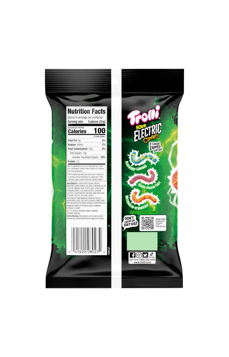 Trolli Sour Electric Crawlers Gummi Candy - Shop Candy at H-E-B