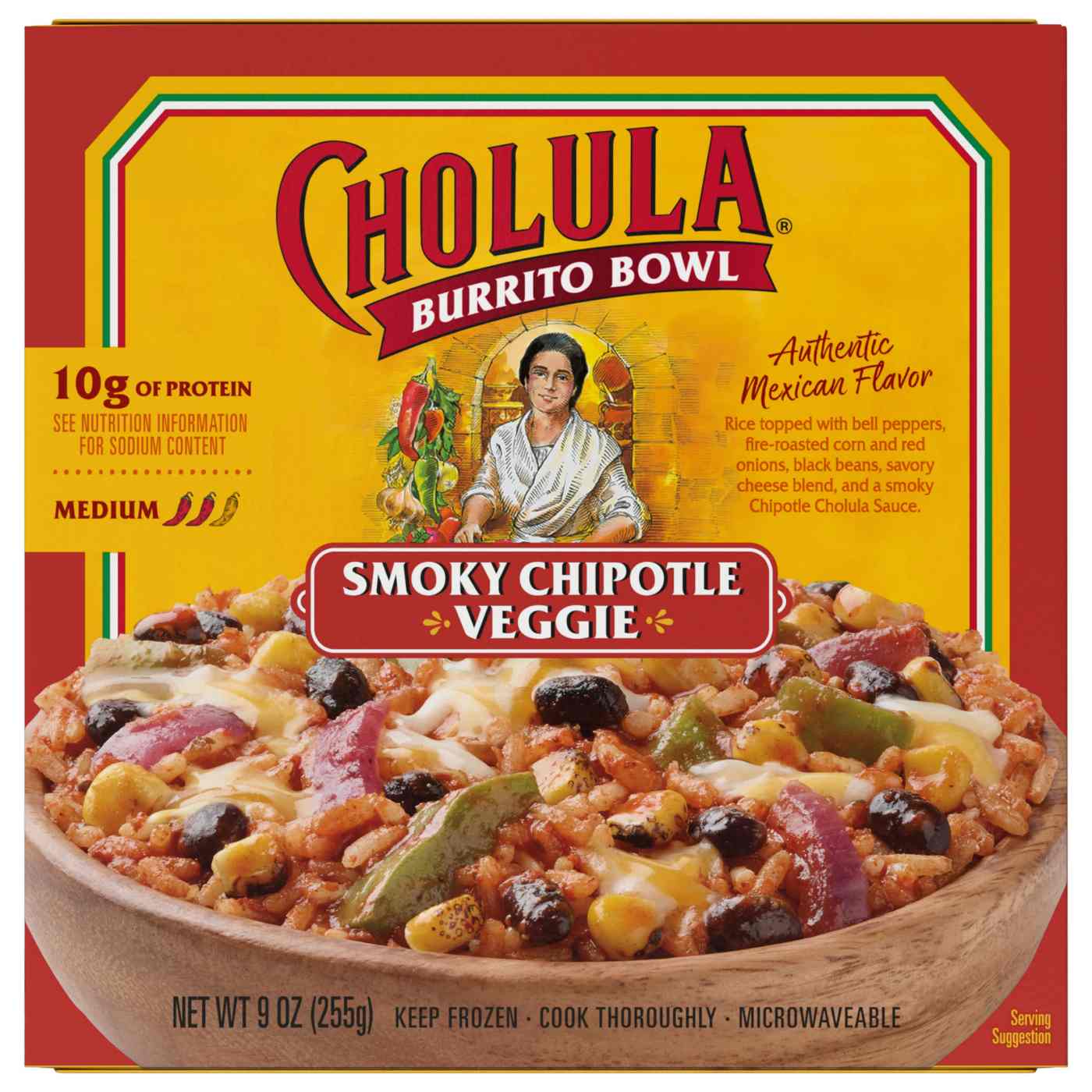 Cholula Smoky Chipotle Veggie Frozen Burrito Bowl - Shop Entrees ...