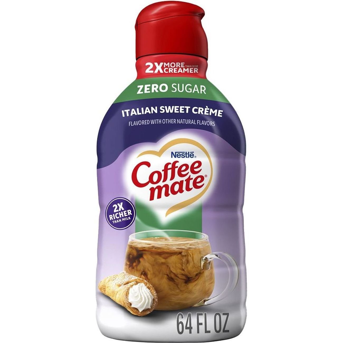 Nestle Coffee Mate Zero Sugar Liquid Coffee Creamer - Italian Sweet ...