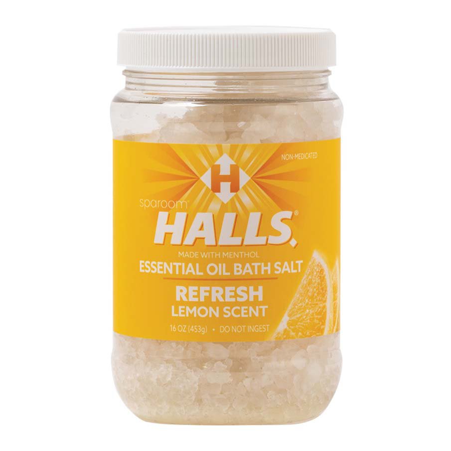 Halls Refresh Essential Oil Bath Salt - Lemon - Shop Vaporizers at H-E-B