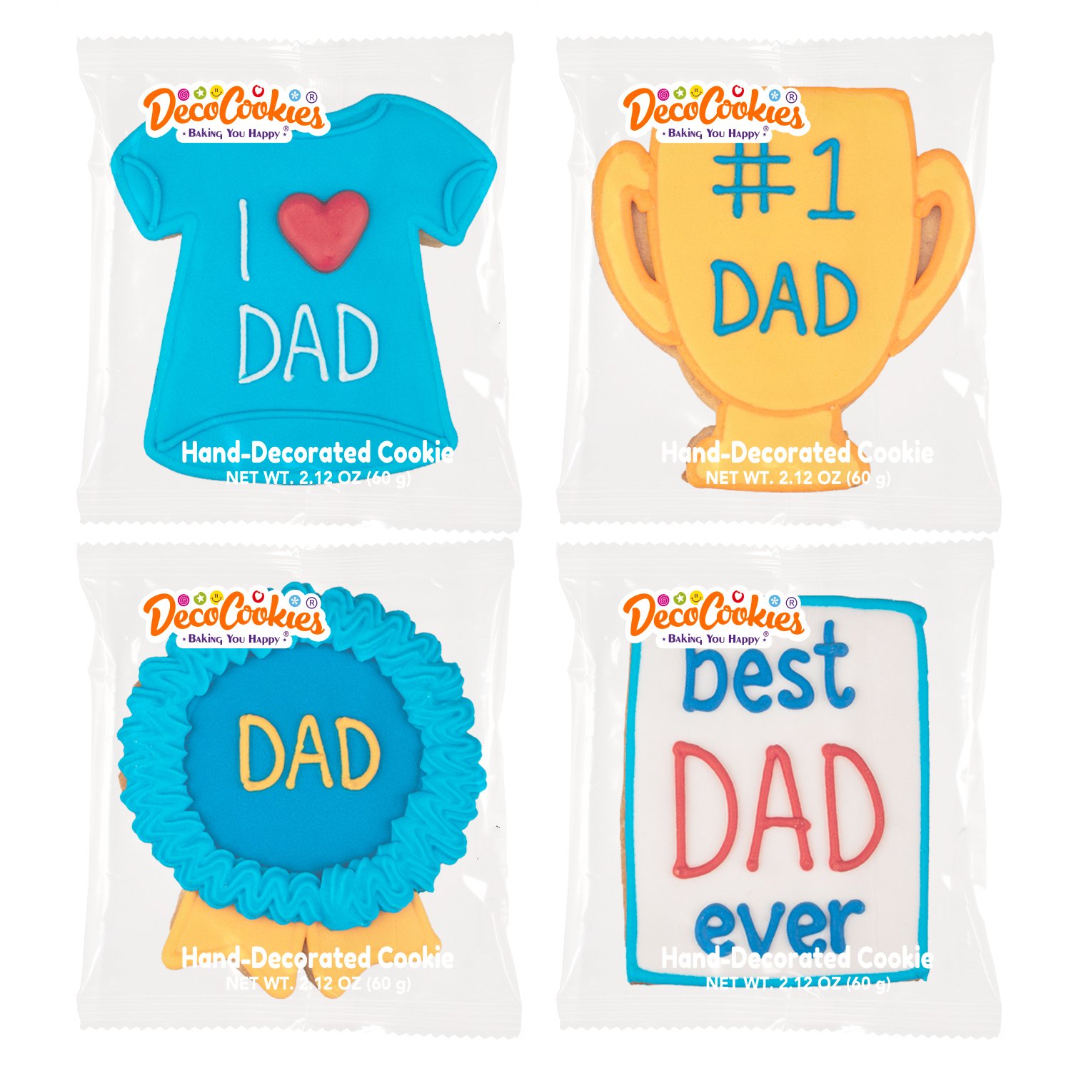 Deco Cookies Father's Day Hand-Decorated Cookie - Shop Cookies at H-E-B