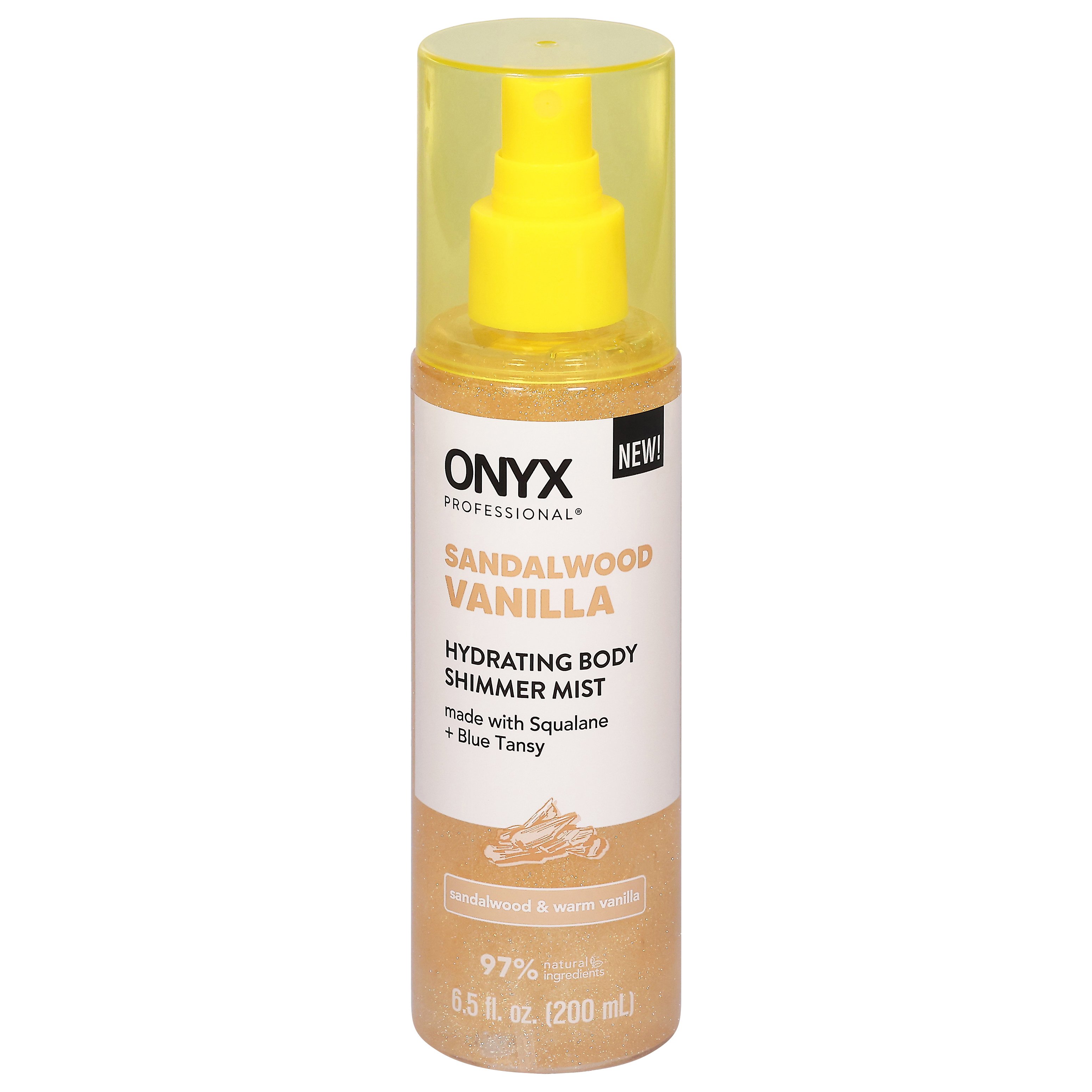 Onyx Professional Hydrating Body Shimmer Mist - Sandalwood Vanilla ...
