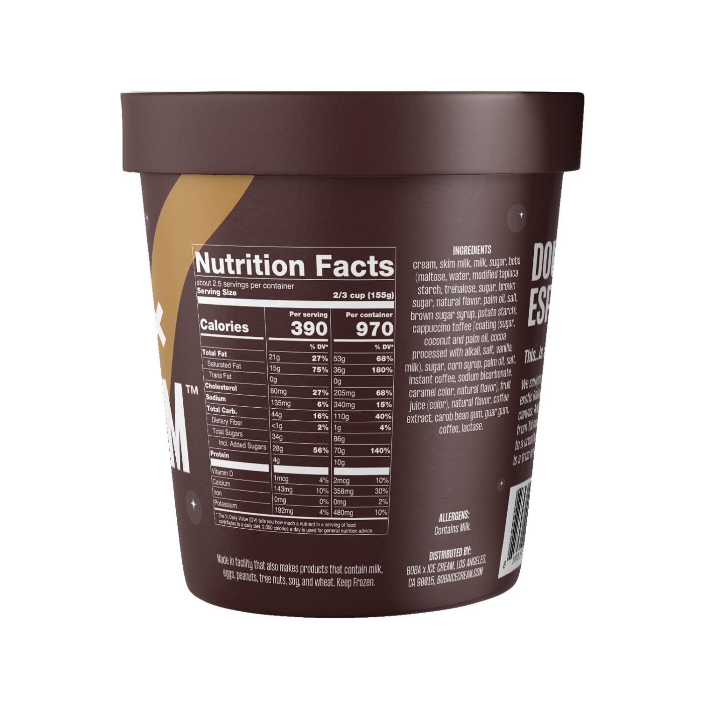 Boba X Ice Cream Lactose-Free Double Espresso - Shop Ice cream at H-E-B