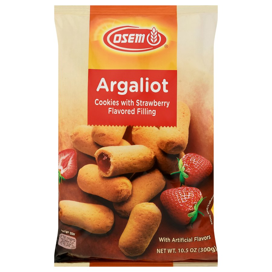 Osem Kosher Argaliot Strawberry Filled Cookies - Shop Cookies at H-E-B