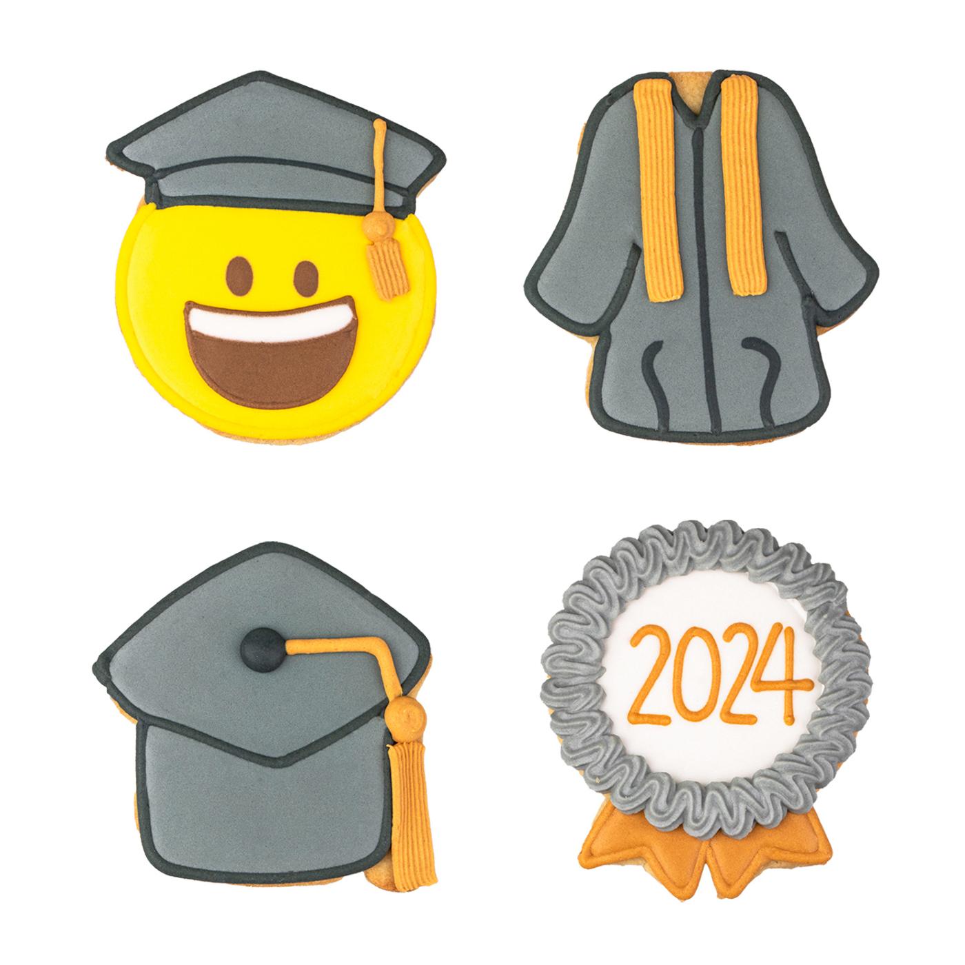 Deco Cookies Graduation Hand-Decorated Cookie - Shop Cookies at H-E-B