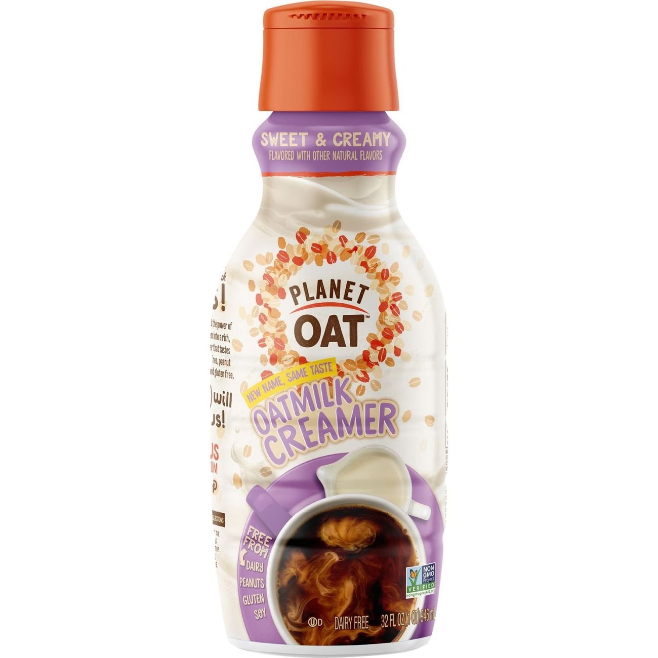 Planet Oat Dairy Free Oat Milk Liquid Coffee Creamer - Sweet & Creamy ...