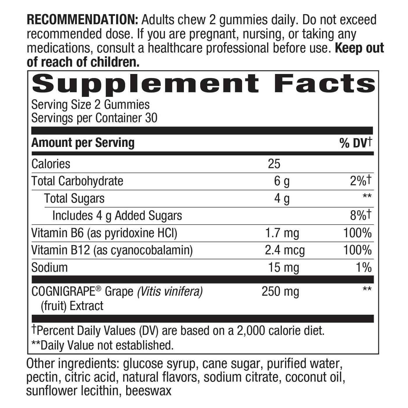 Nature's Way Brain Fuel Gummies - Grape - Shop Herbs & homeopathy at H-E-B