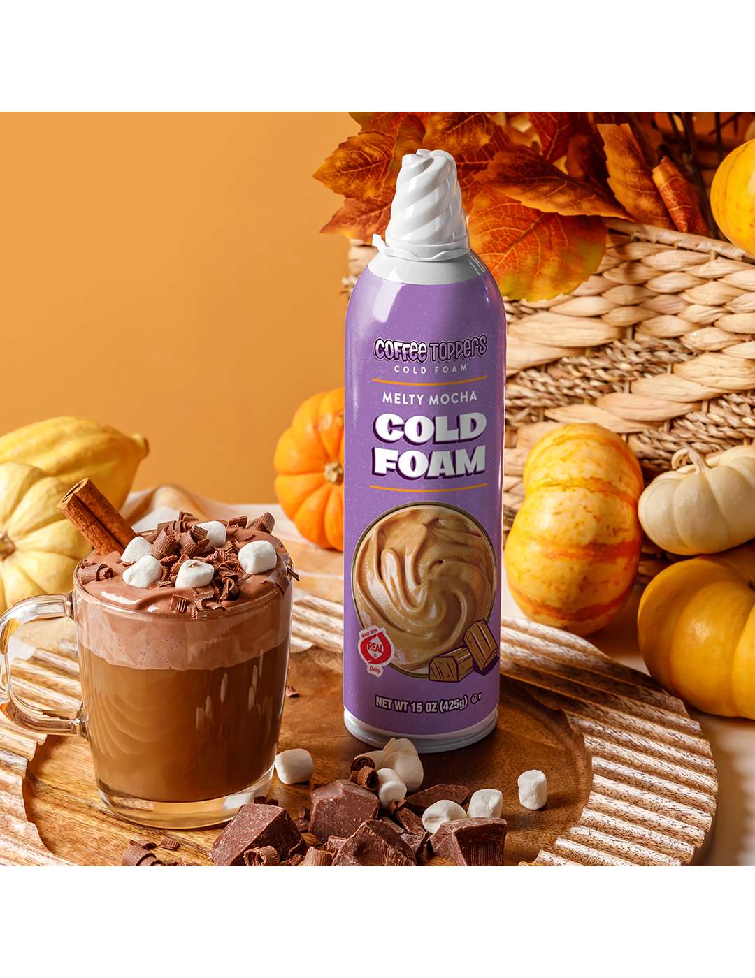 Coffee Toppers Mocha Cold Foam - Shop Sundae toppings at H-E-B