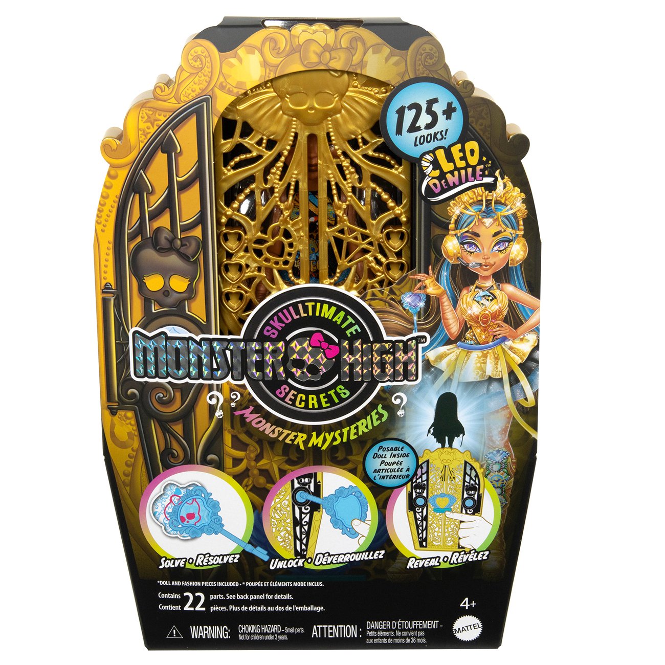 Monster High Skulltimate Secrets: Monster Mysteries Cleo DeNile Doll ...