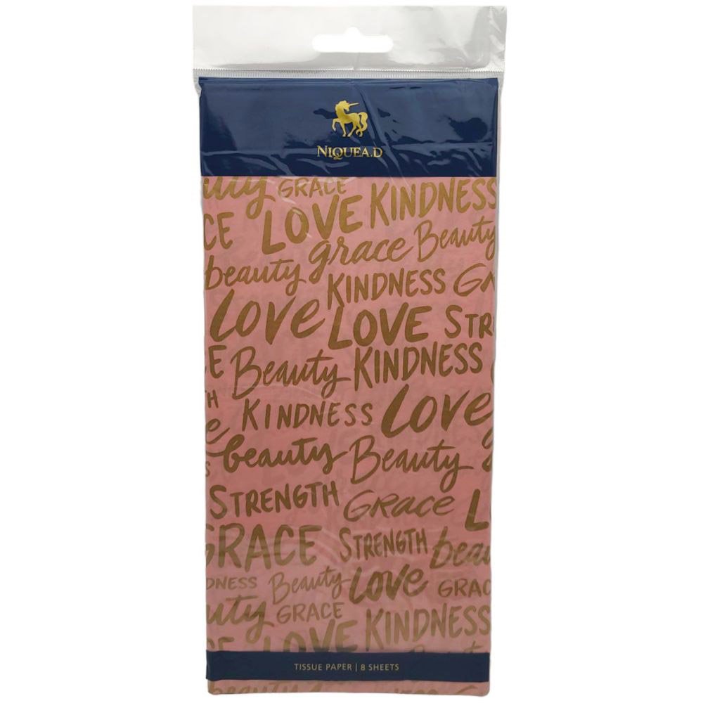NIQUEA.D Love Beauty Kindness Tissue Paper - Shop Gift wrap at H-E-B