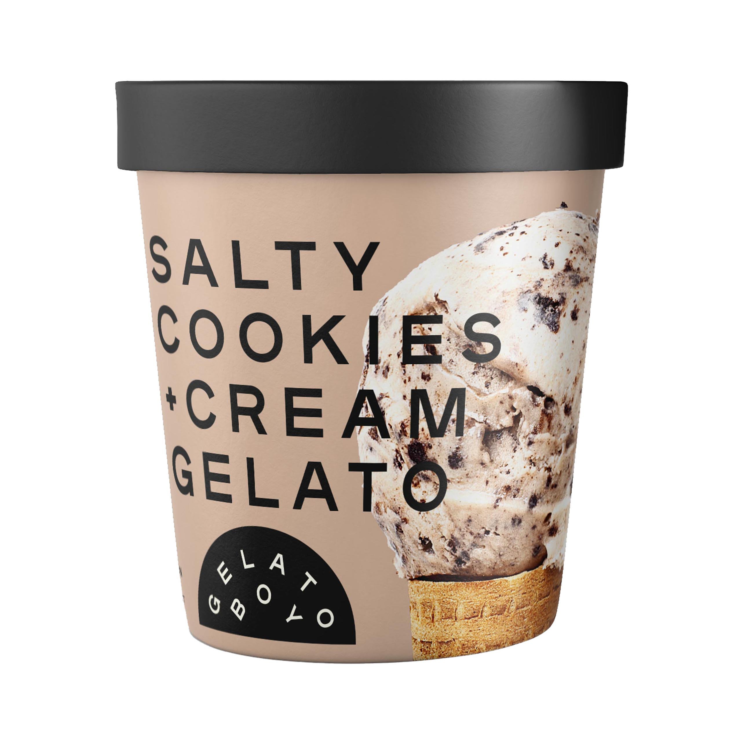 Gelato Boy Salty Cookies & Cream Gelato - Shop Ice cream at H-E-B